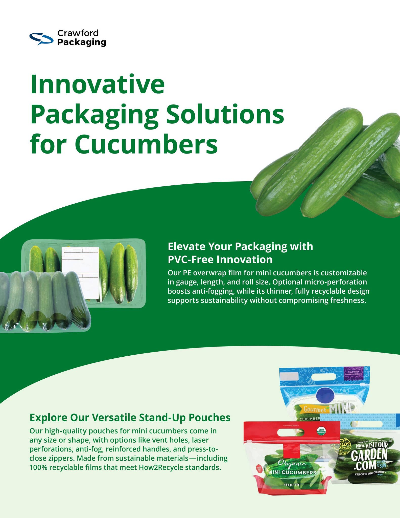 Innovative Packaging Solutions for Cucumbers by Crawford Packaging - Issuu