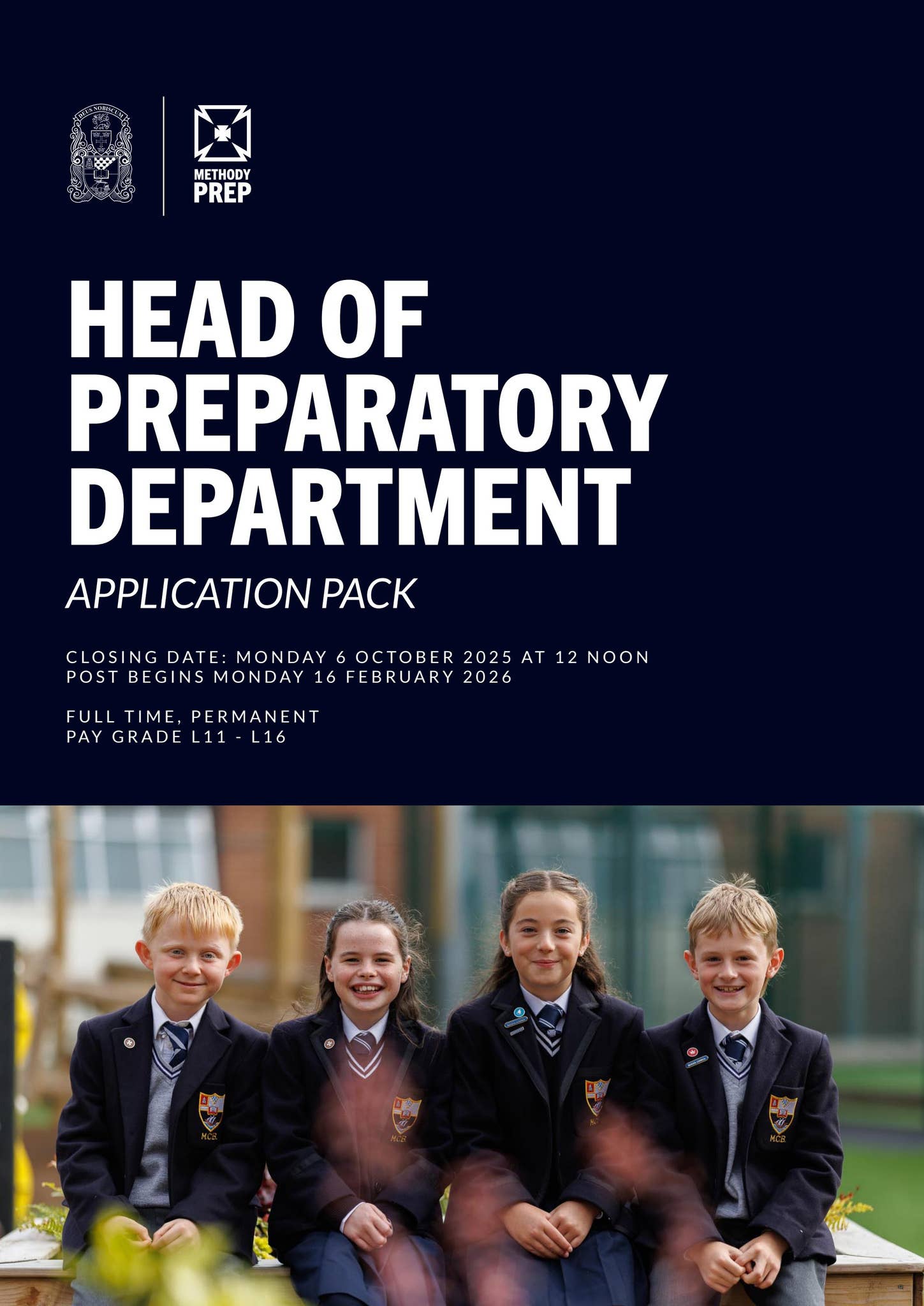 Application Pack - Head of Prep by methody - Issuu