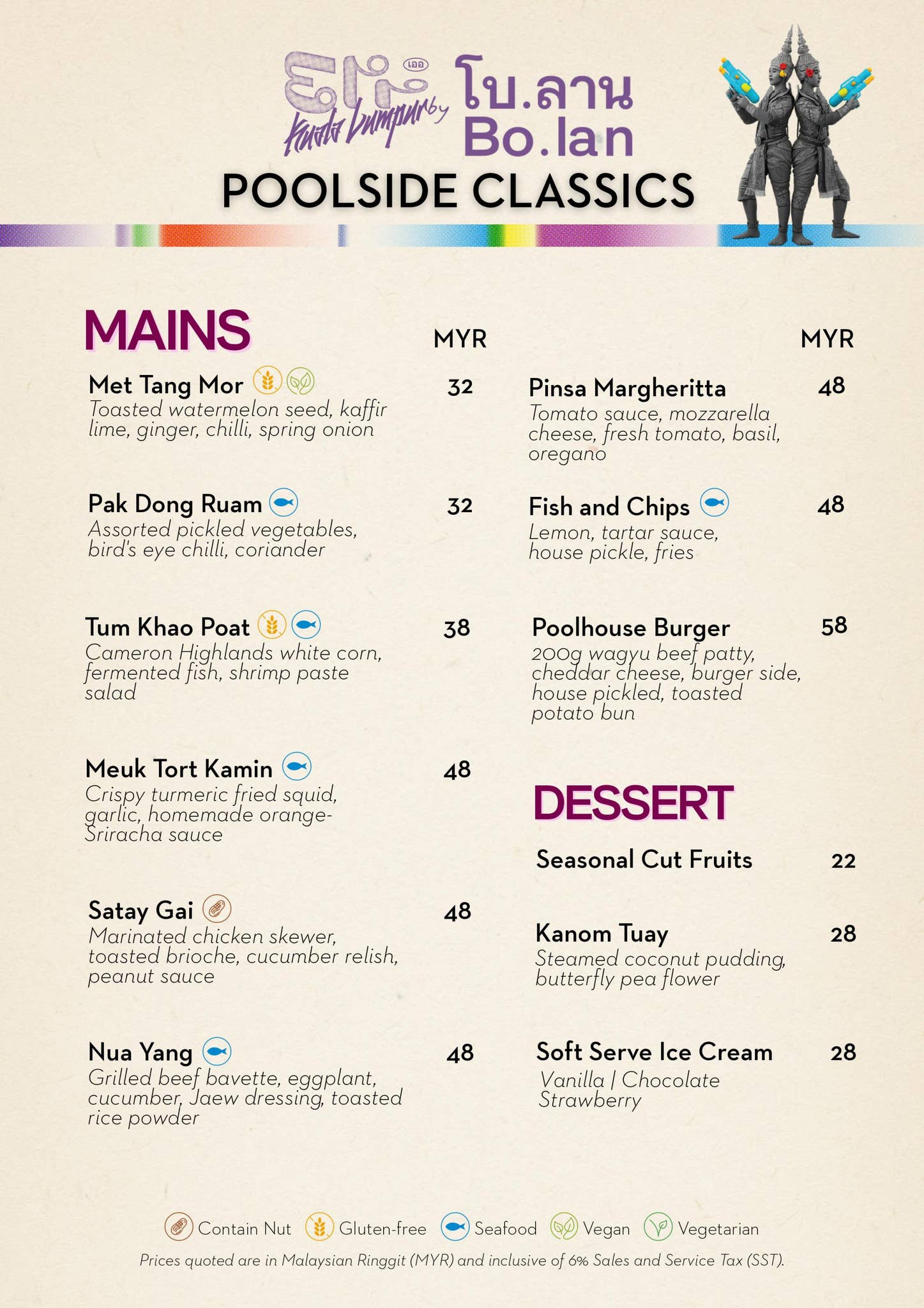 Menu: Poolside Classics x Err by Bo.lan by Grand Hyatt Kuala Lumpur - Issuu