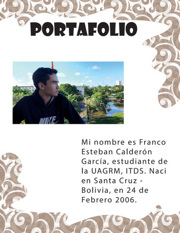 portafolio de franco by franco esteban Calderon garcia - Issuu