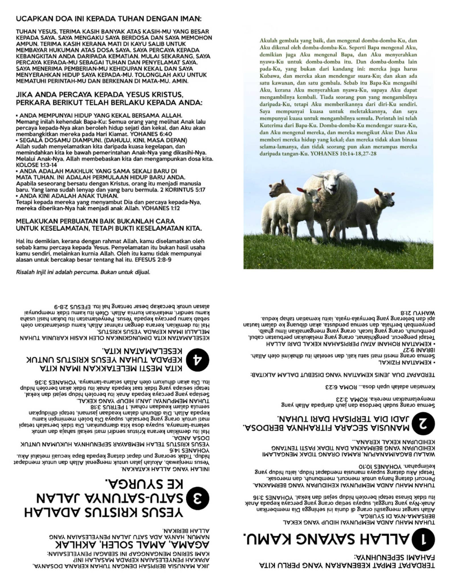 Printable Malay Gospel Tract - Good Shepherd by Filipino Tracts and ...