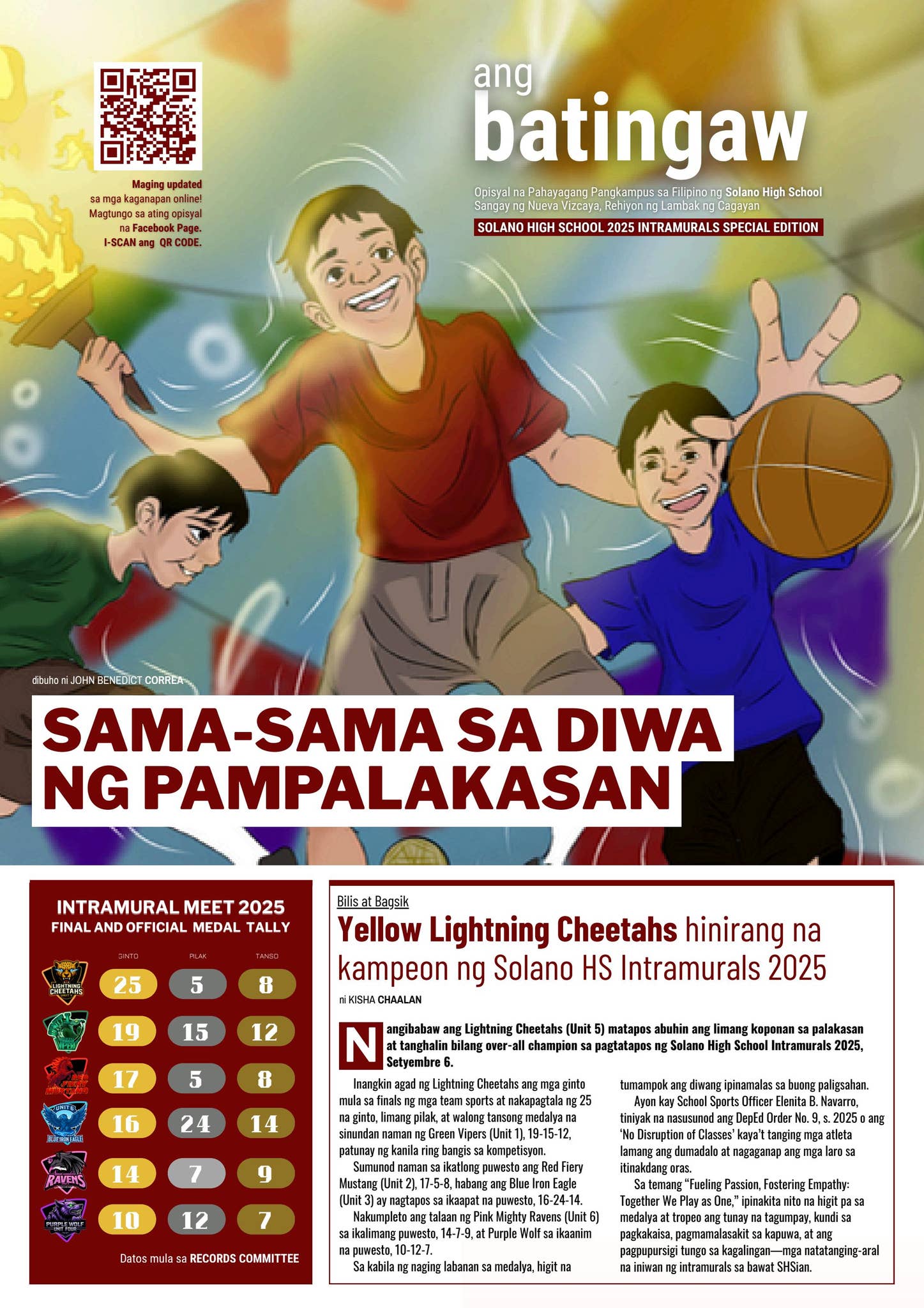 ANG BATINGAW 2025 Intramural Meet Special Edition by REINMARK TAMANI ...