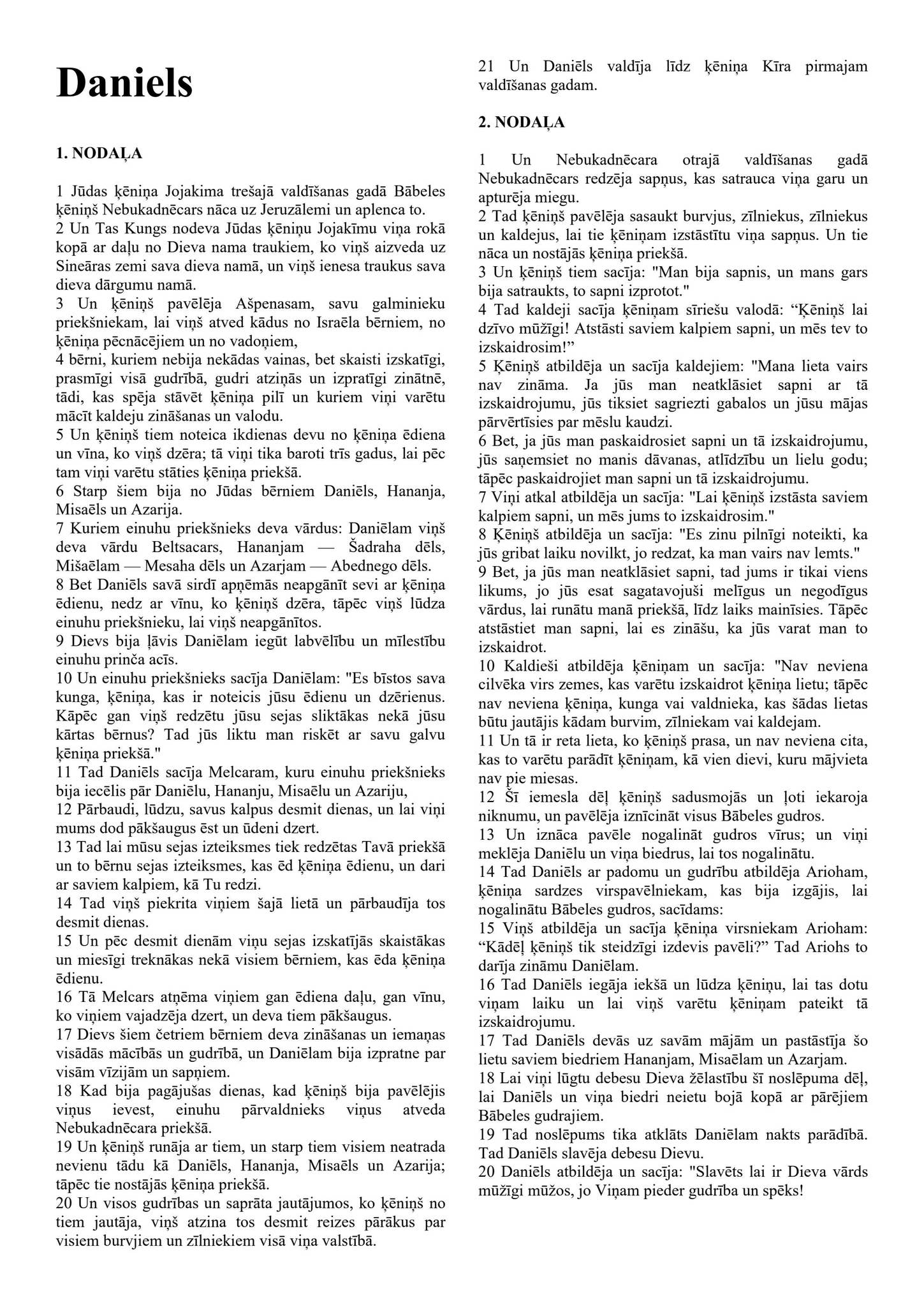 Latvian - The Book of Daniel by Filipino Tracts and Literature Society ...