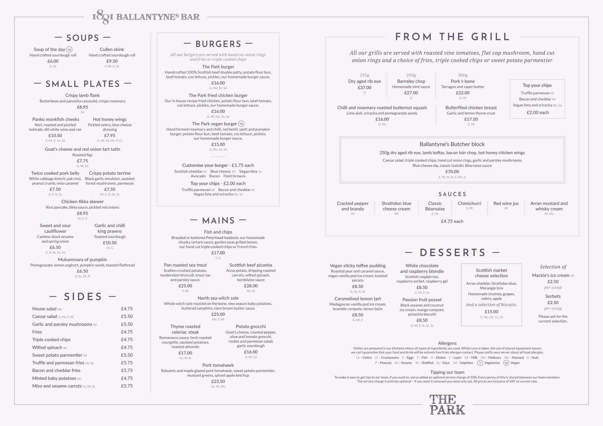 Park Bar Menu by Crieff Hydro Family of Hotels - Issuu