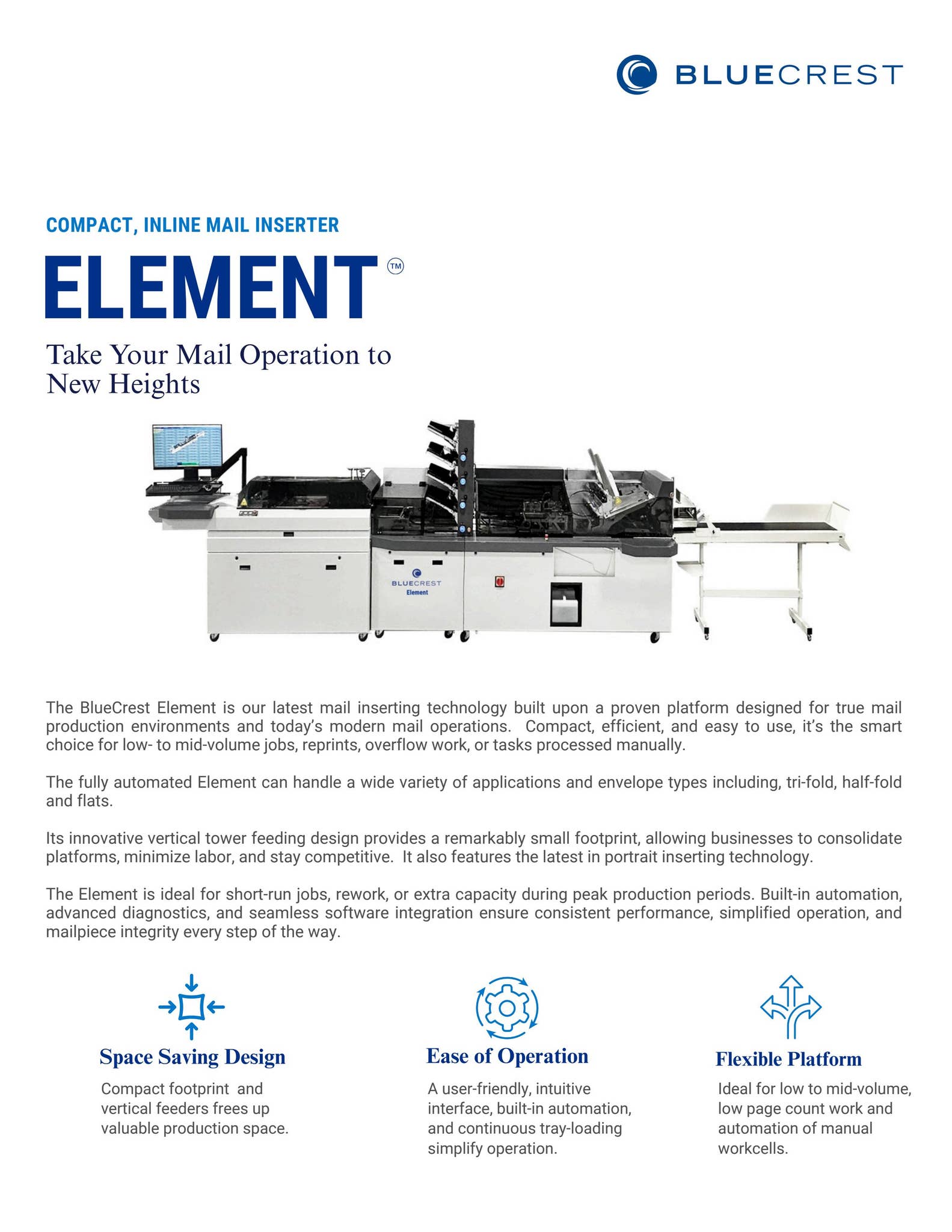 Element Mail Inserter Cut Sheet US by BlueCrest - Issuu