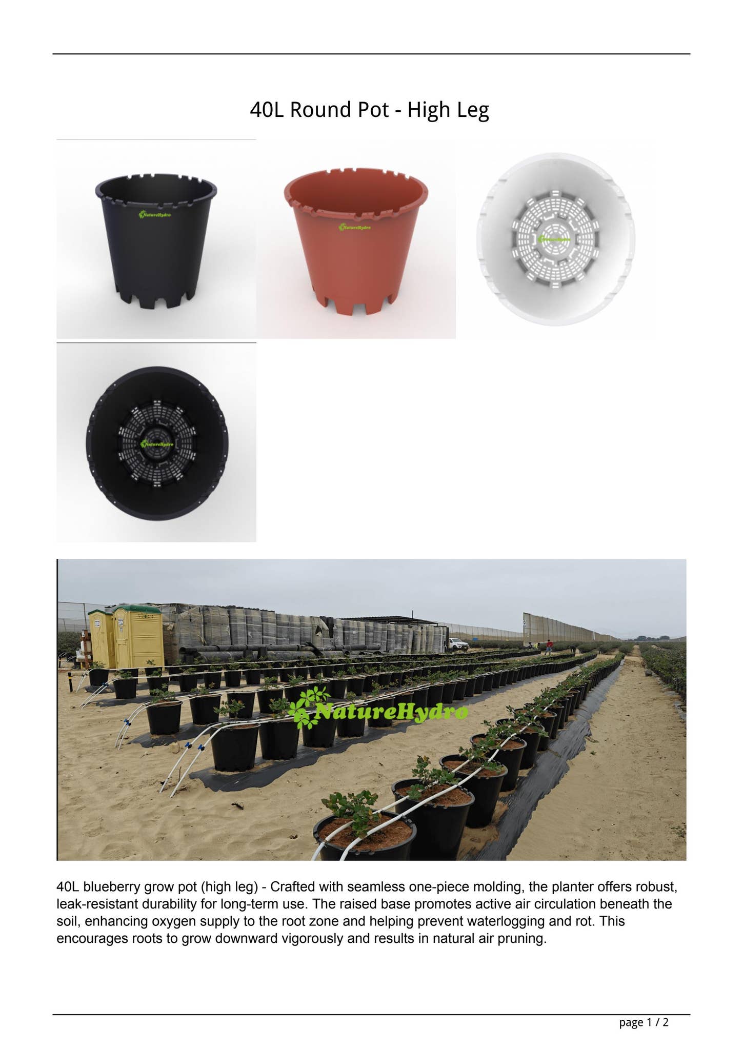 40l-square-pot-high-leg by Nature Hydro - Issuu