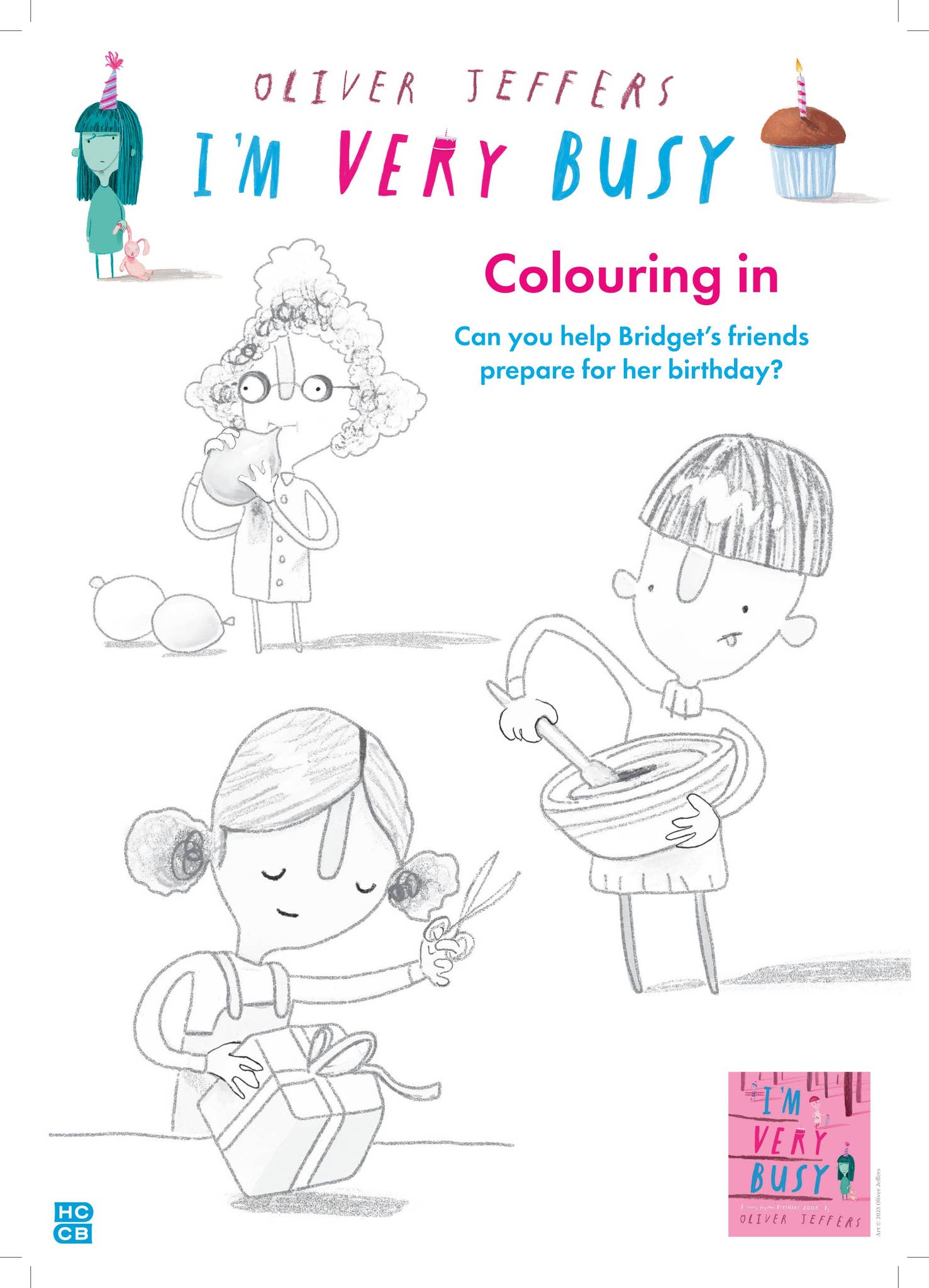 I'M VERY BUSY | Oliver Jeffers | Activity Sheets by ...