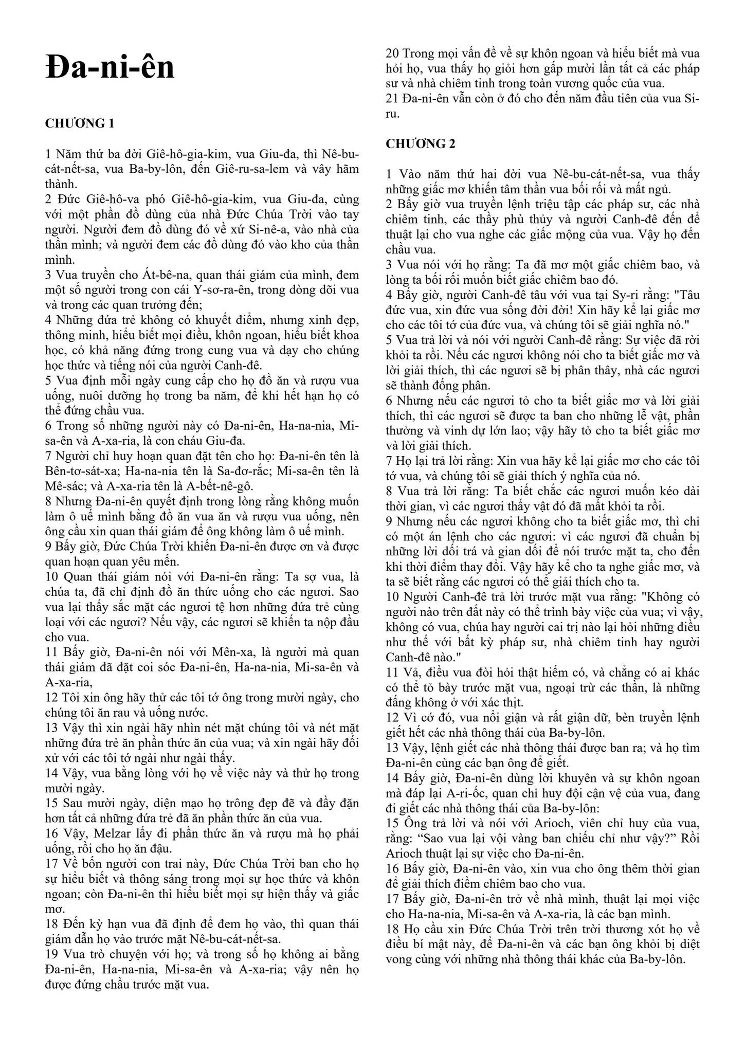 Vietnamese - The Book of Daniel by Filipino Tracts and Literature ...