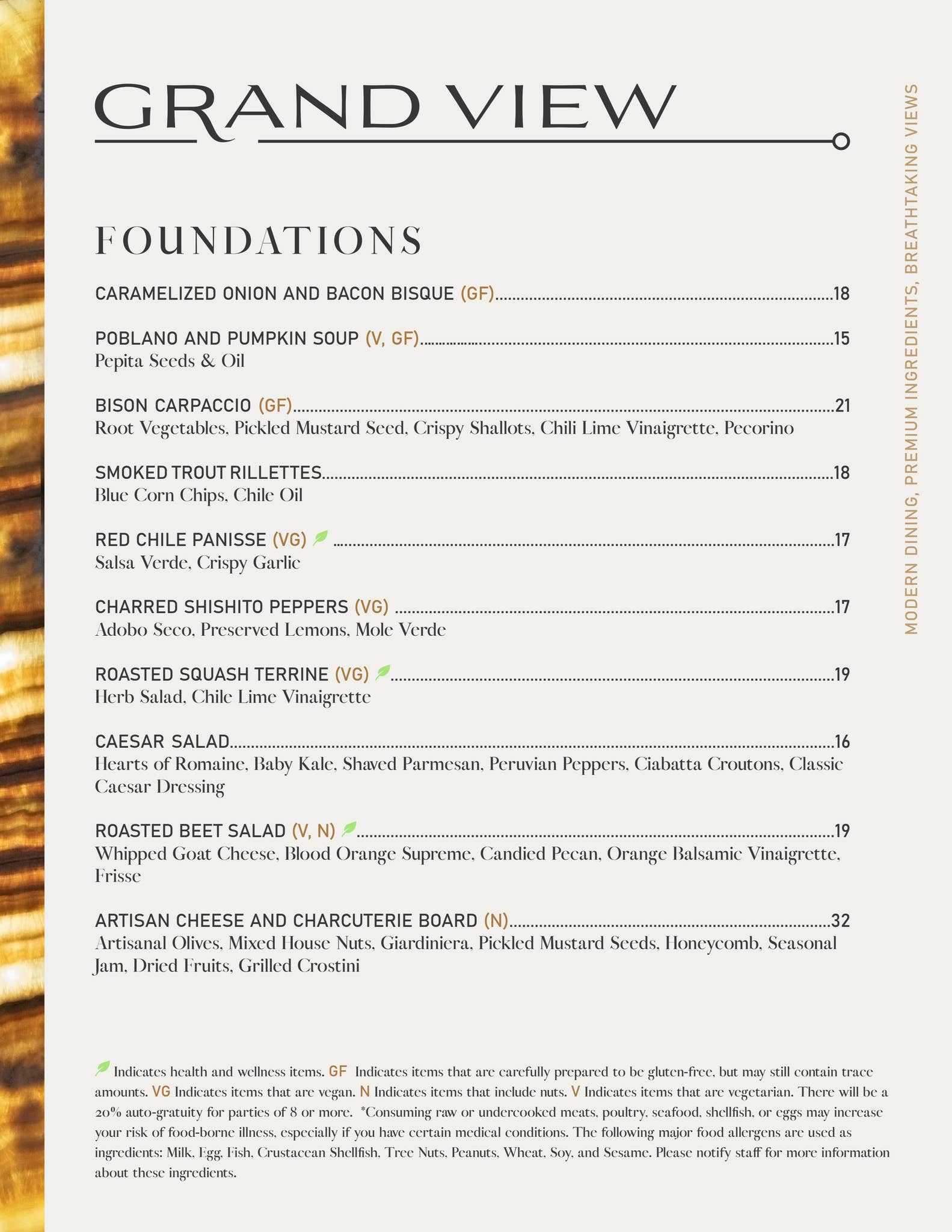 Grand View Dinner Menu December 2024 by gardenofthegodsresortandclub ...