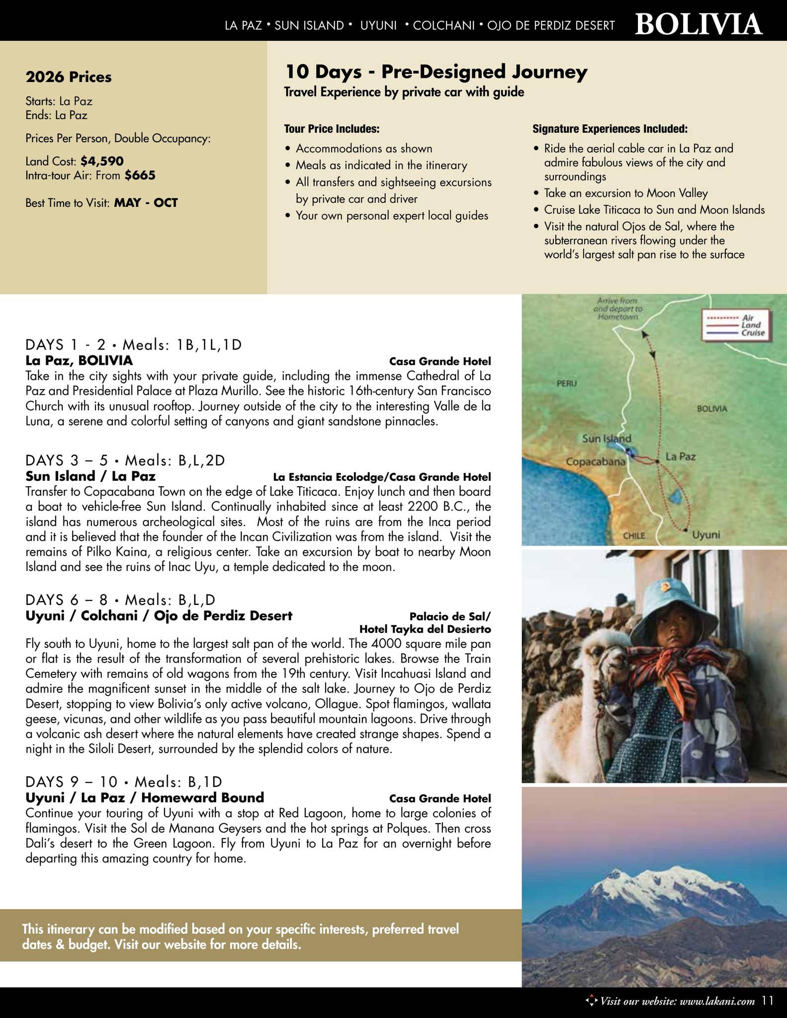 Bolivia Pre-Designed Private Travel 2026 by Lakani World Tours - Issuu