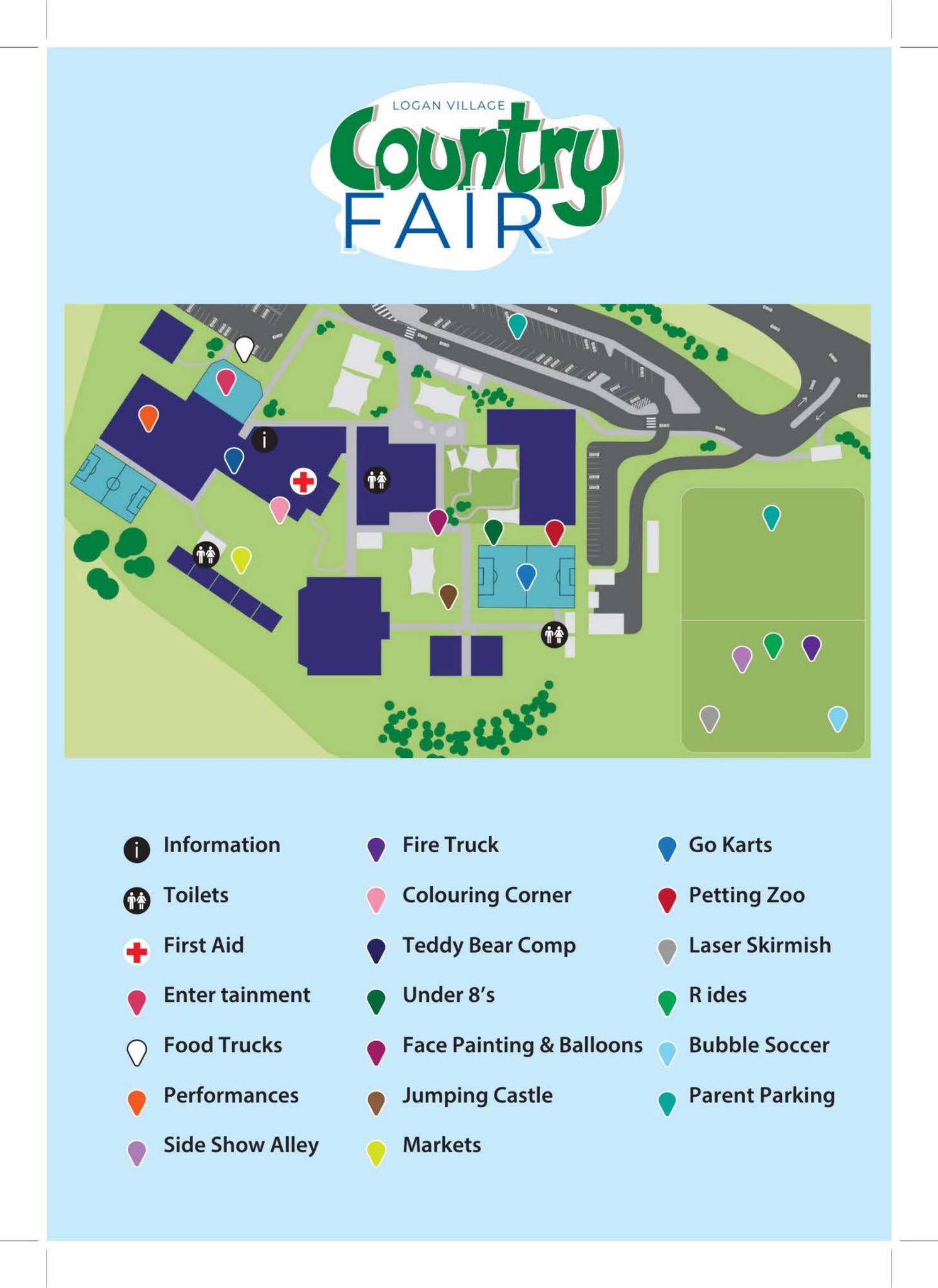 country fair map 2025 by King's Christian College - Issuu