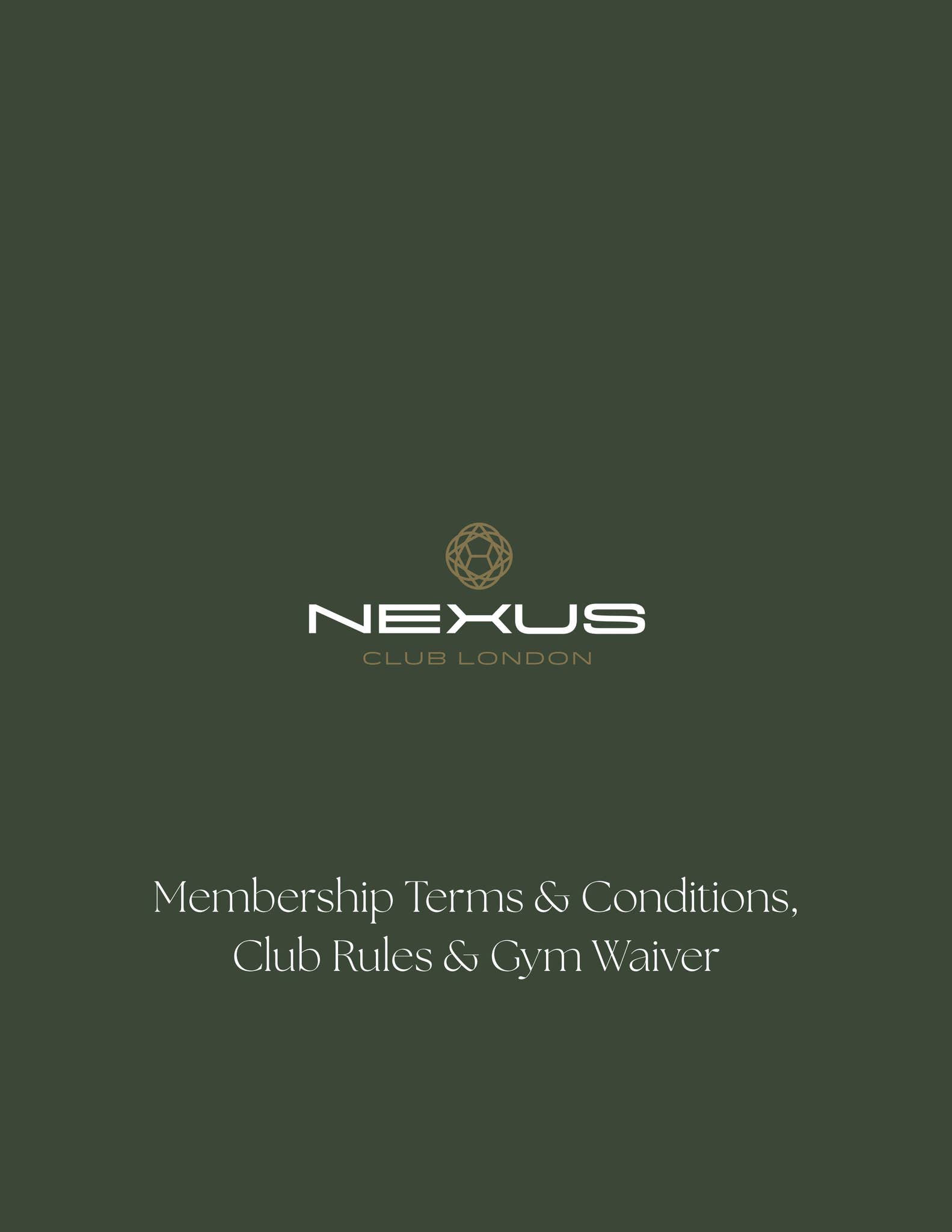 NEXUS Club London Membership Terms by Nexus Luxury Collection - Issuu