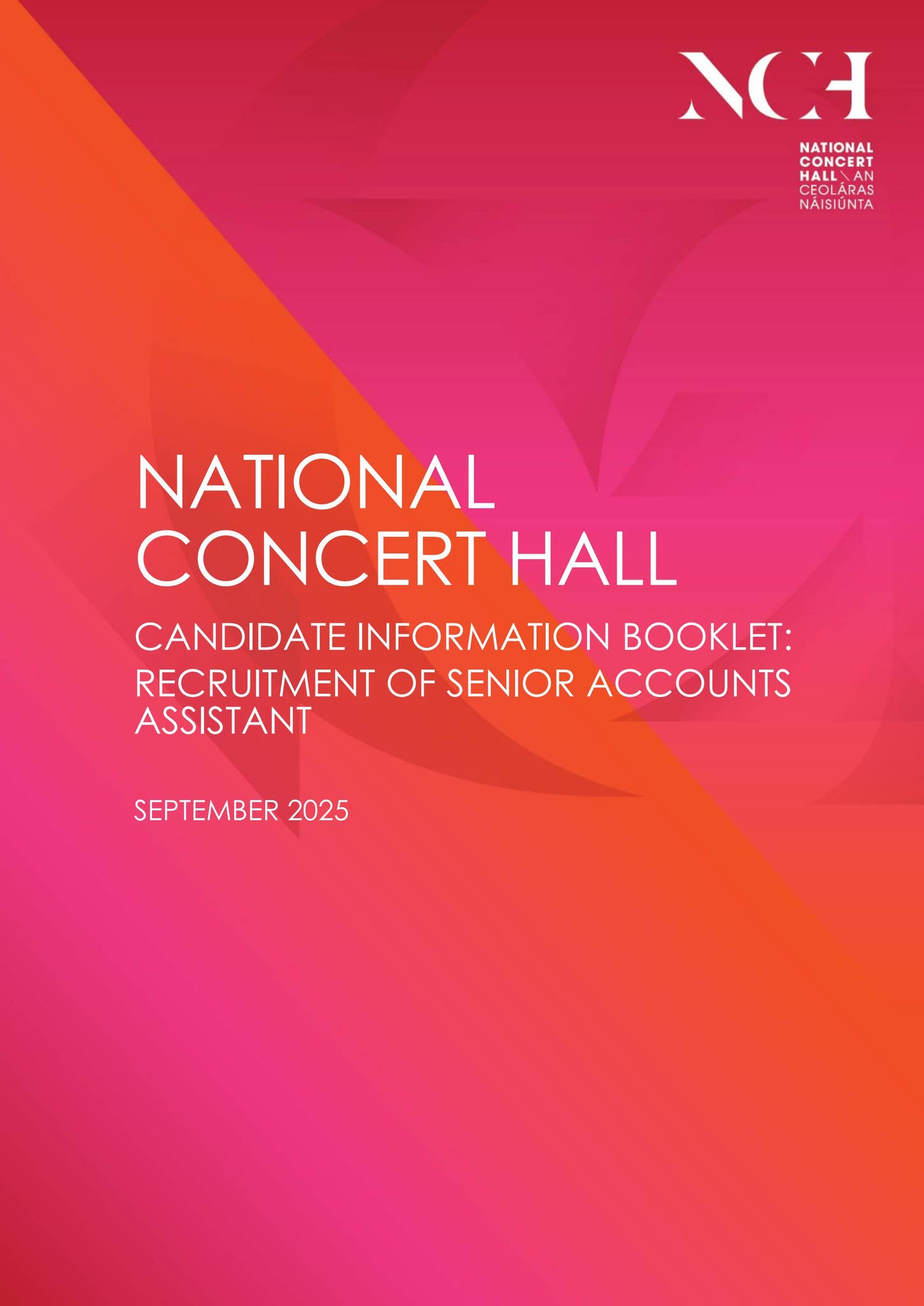 Senior Accounts Assistant Candidate Booklet September 2025 by National ...