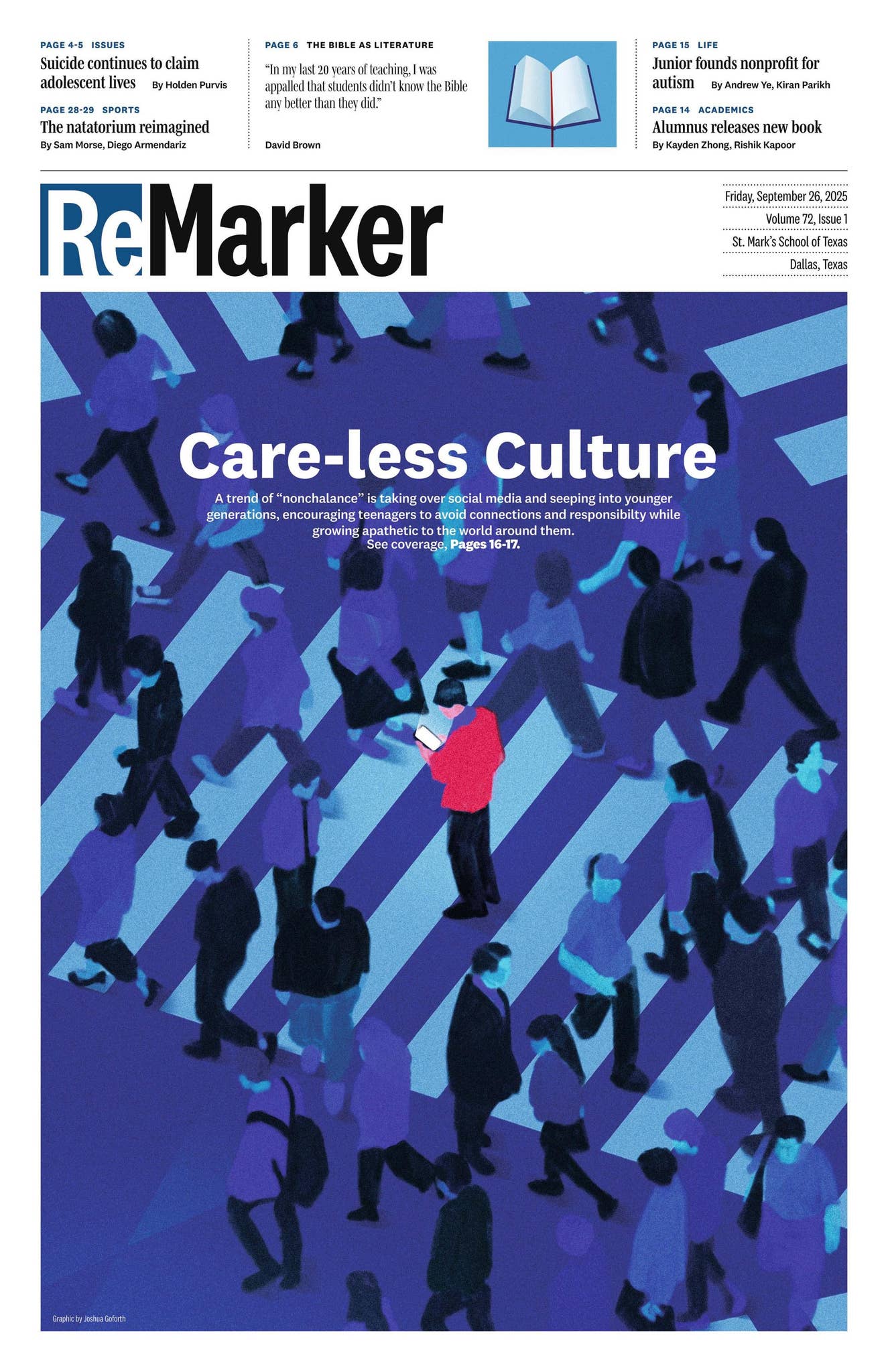 The ReMarker | Oct. 2025 by St. Mark's School of Texas - Issuu