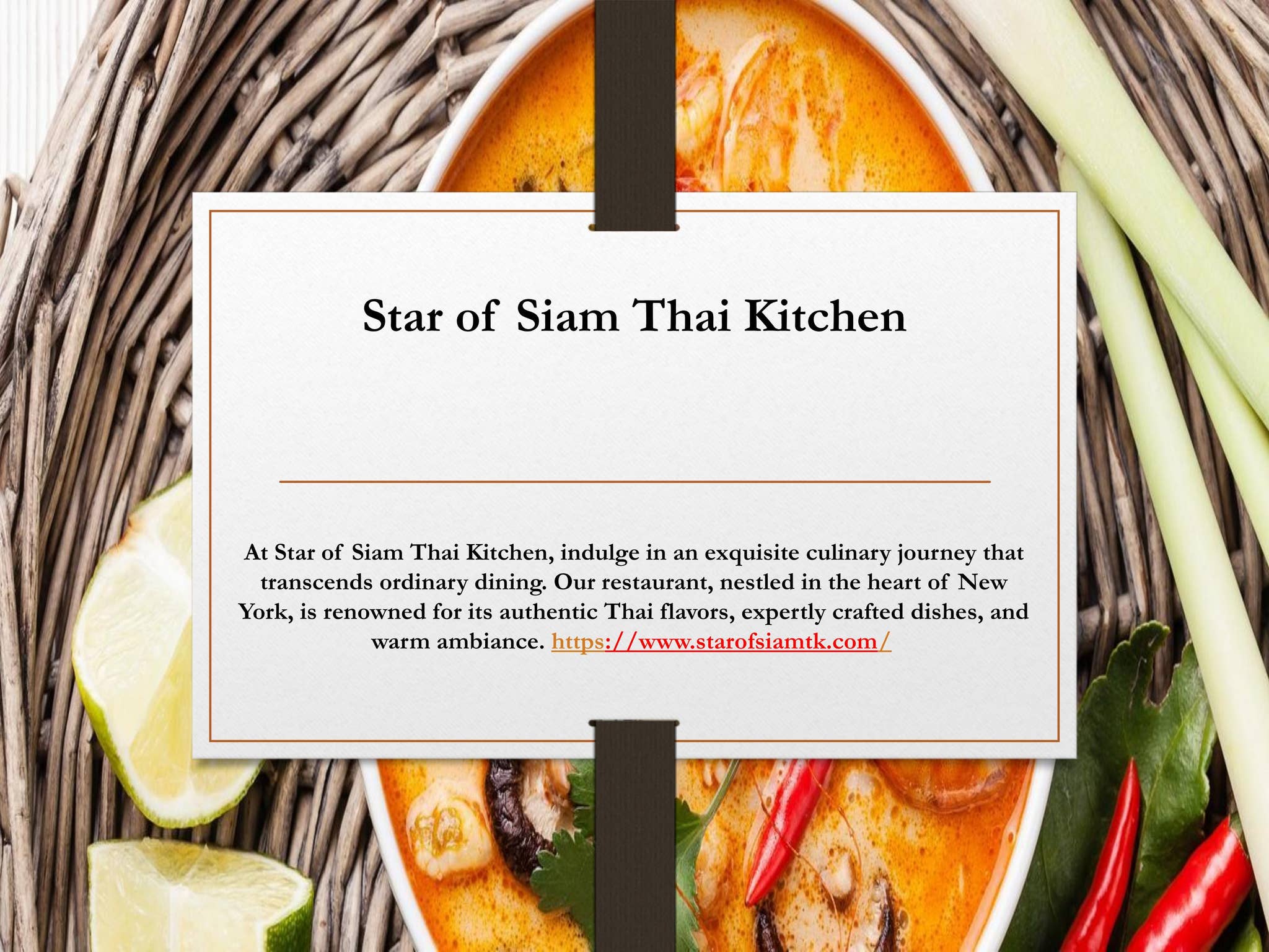 Thai Boat Noodles soup by Star of Siam Thai Kitchen - Issuu