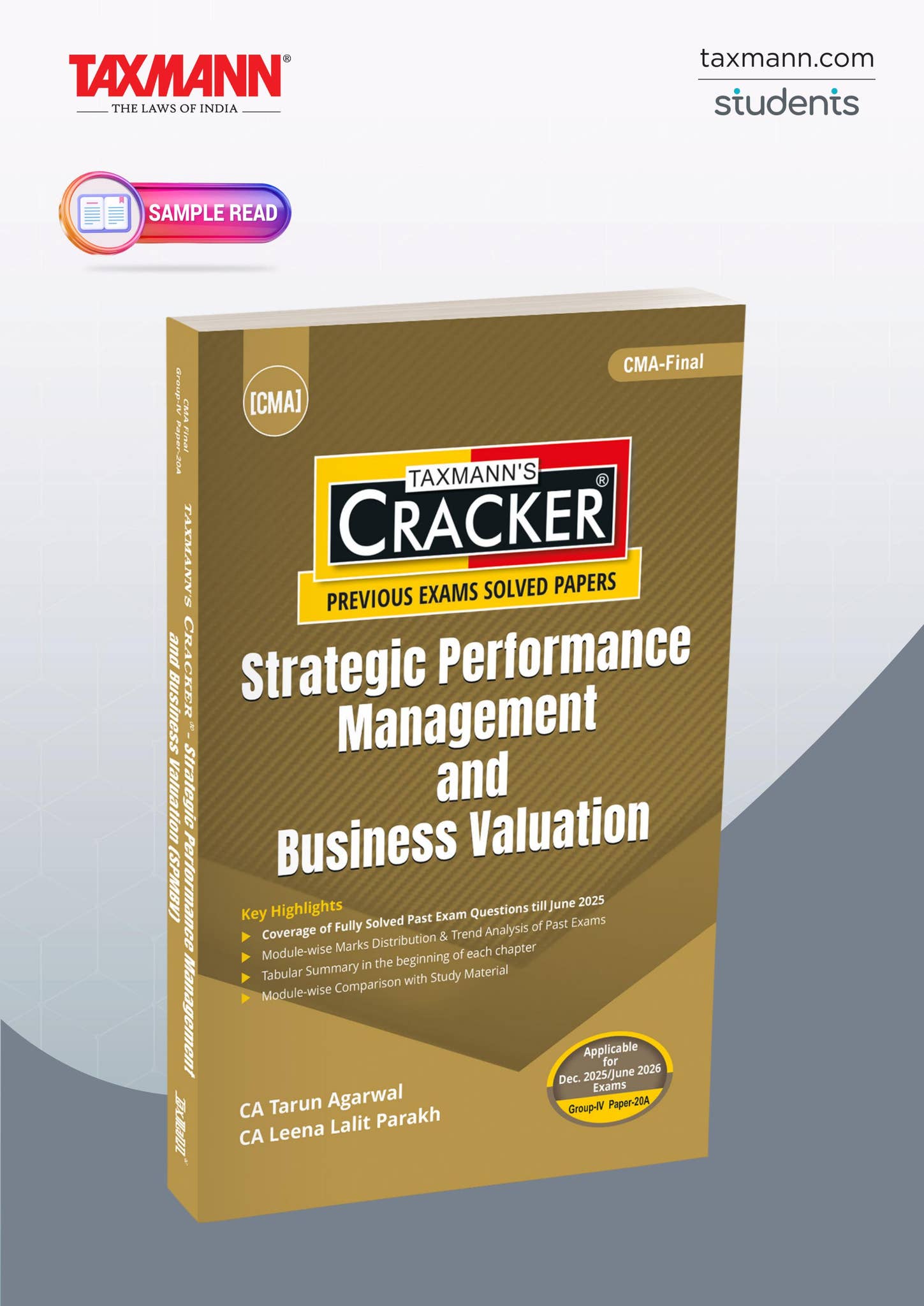 Taxmann's Strategic Performance Management and Business Valuation ...