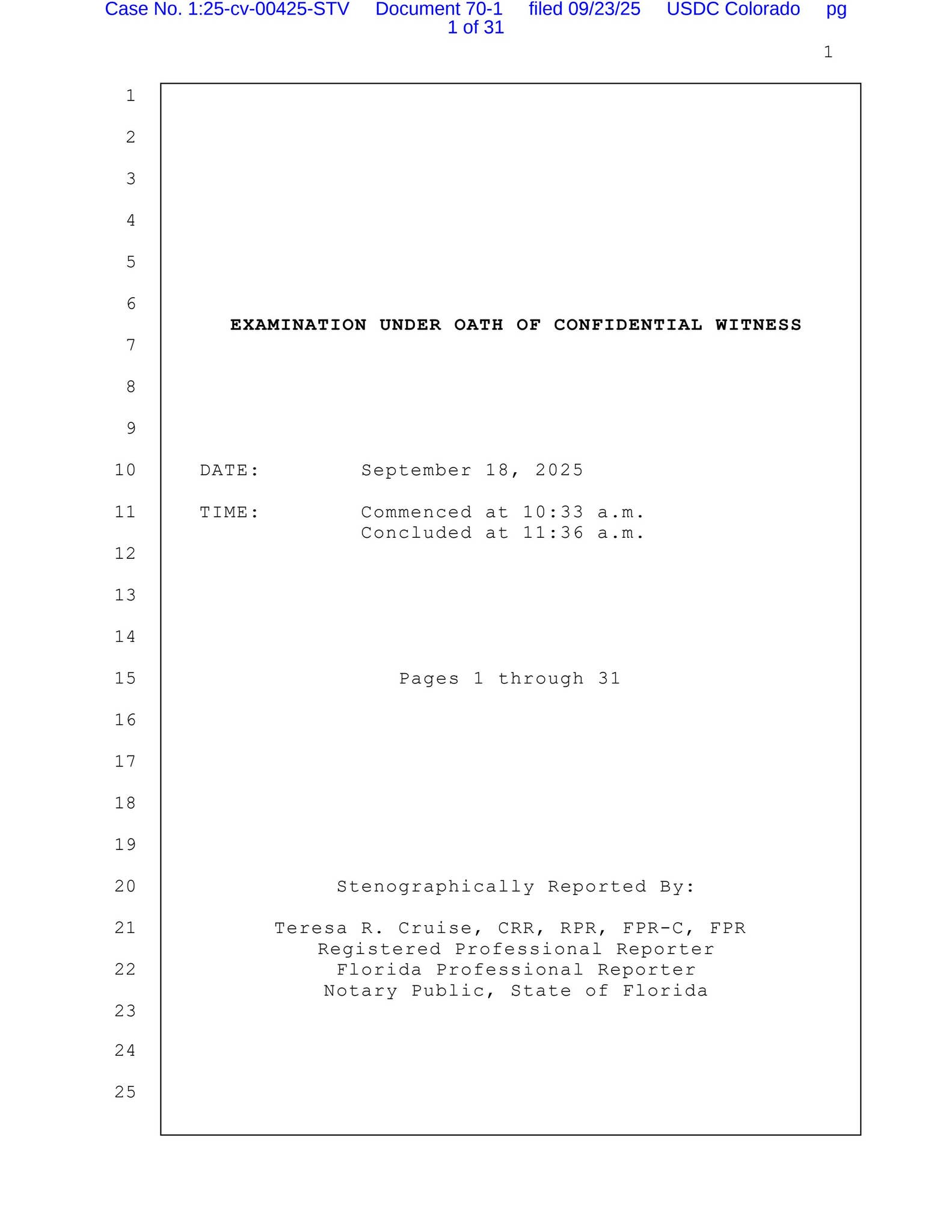 Venezuelan - Confidential Witness DEPOSITION 31 pages by ElectionWatch ...
