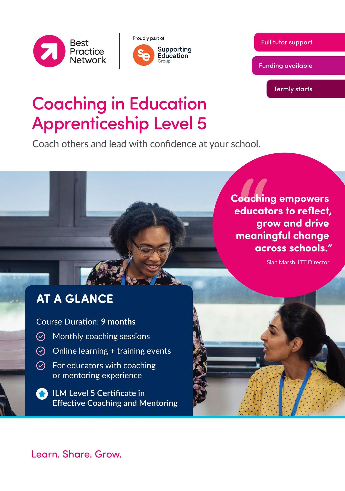 Coaching in Education Brochure by Best-Practice-Network - Issuu