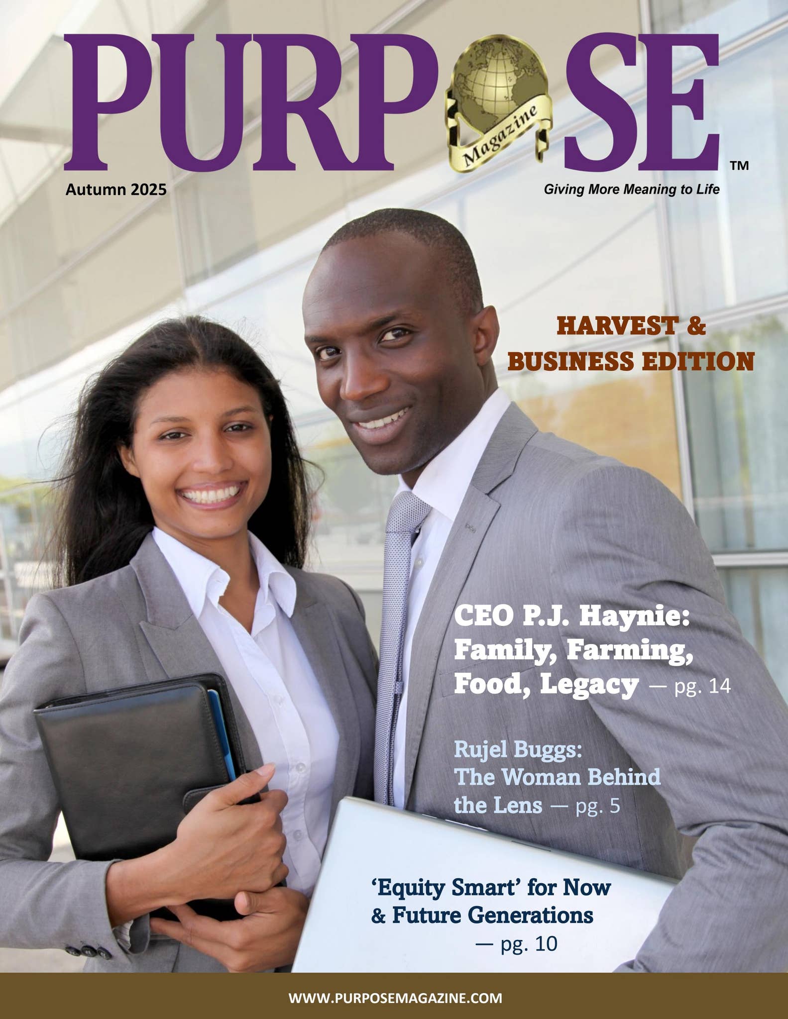 PURPOSE Magazine Autumn Edition 2025 by Purpose Magazine - Issuu