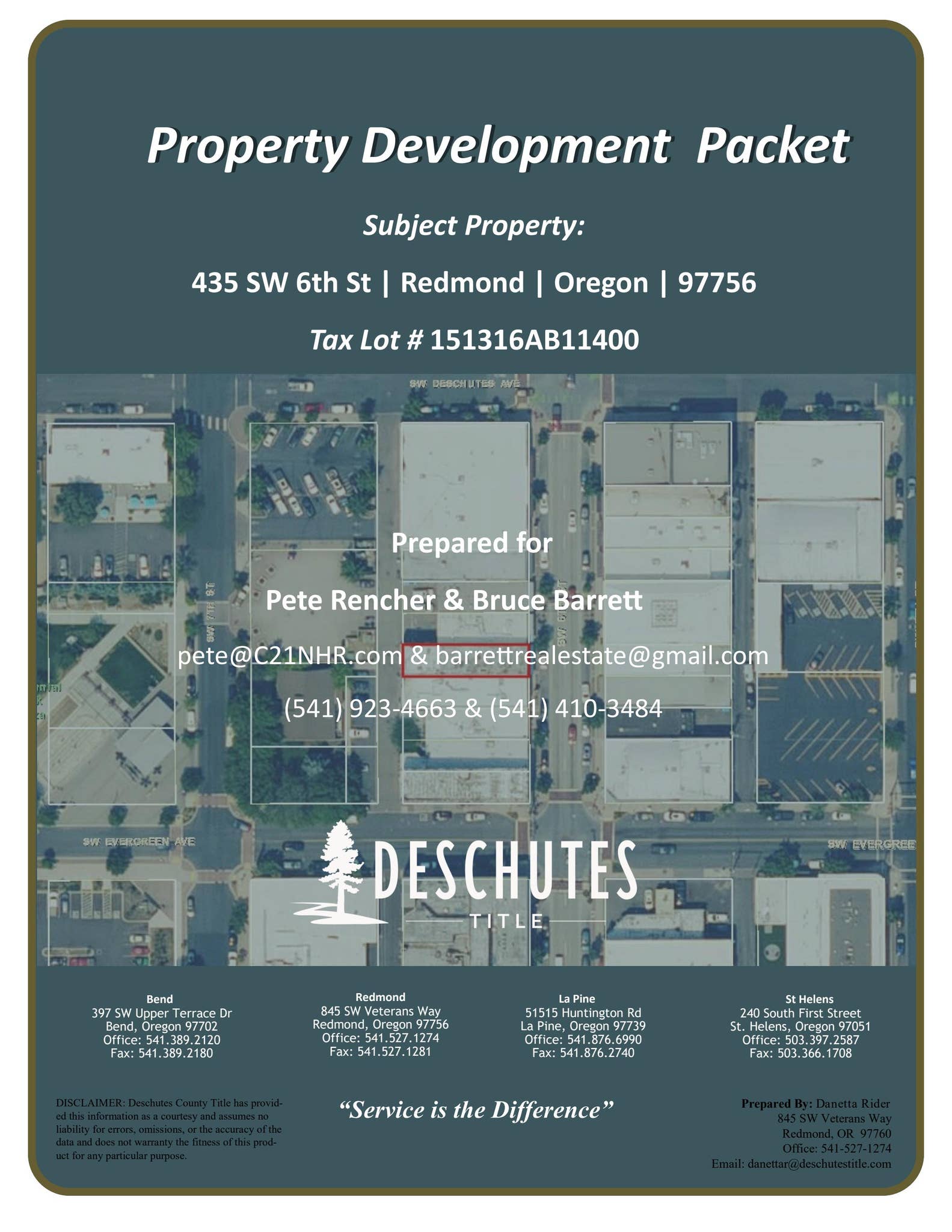 435 SW 6th St Redmond - Property Development Pkg by info-deschutestitle ...
