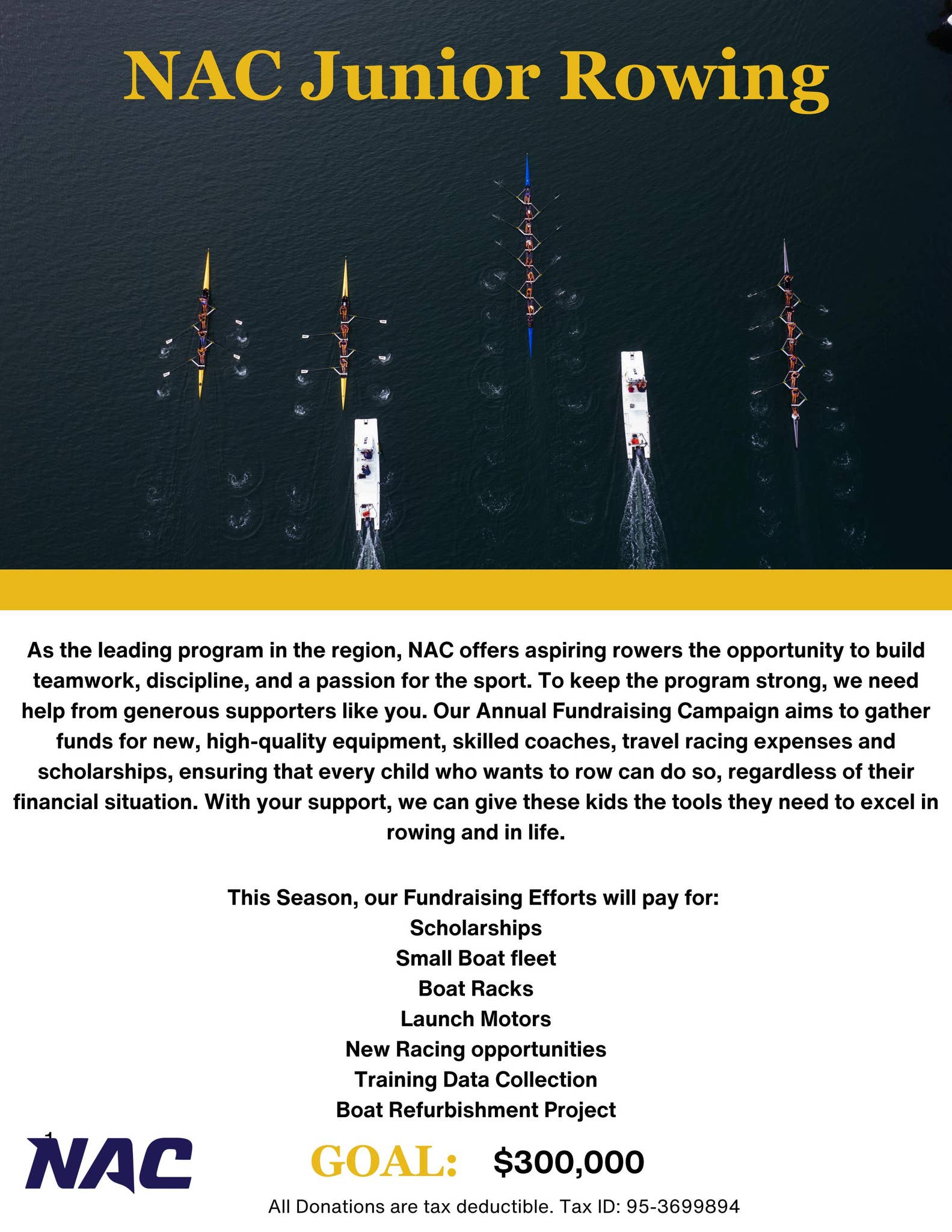 Jr Rowing Annual Fundraiser 2026 by NAC4Life - Issuu