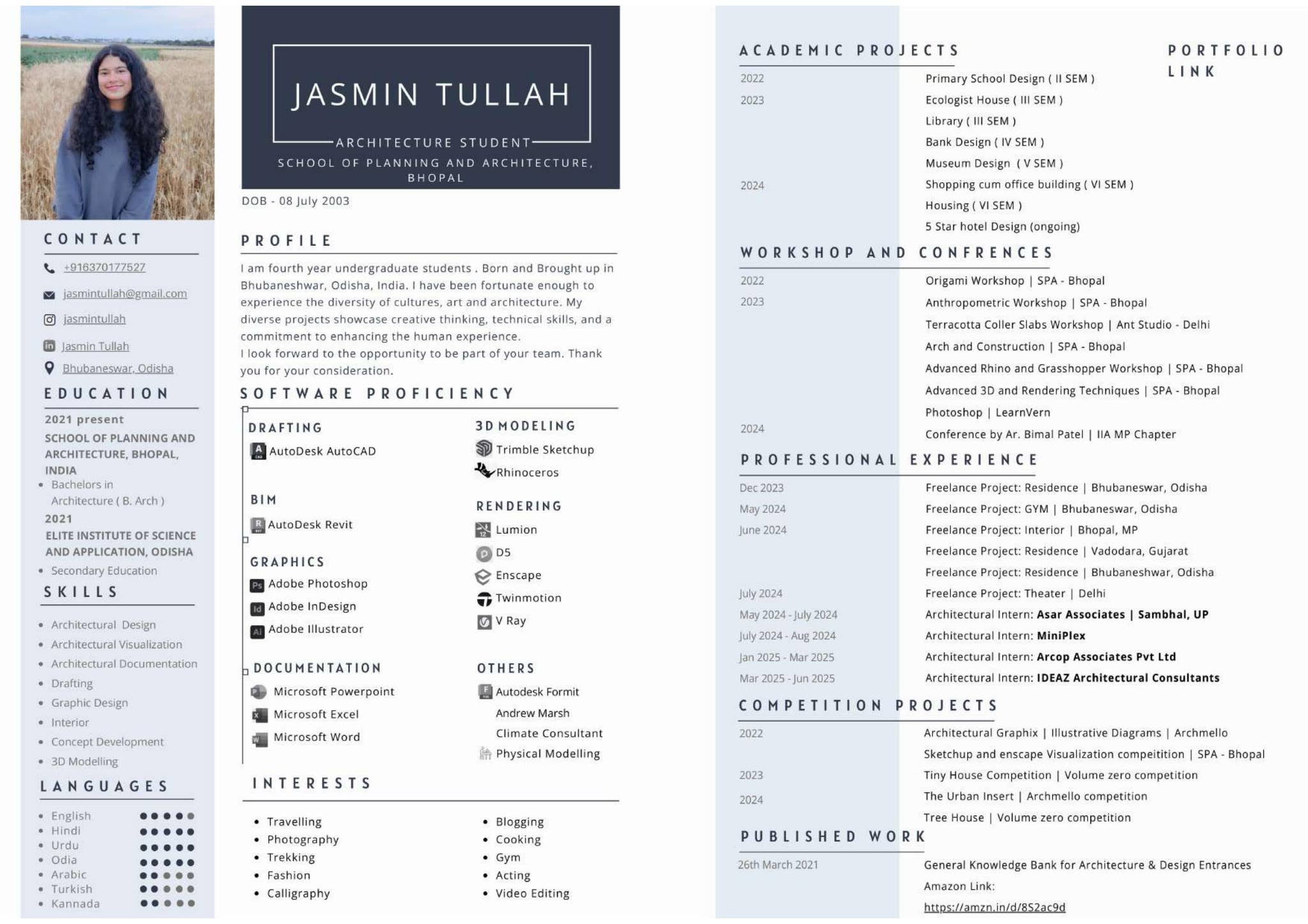Jasmin cv by Jasmin Tullah - Issuu