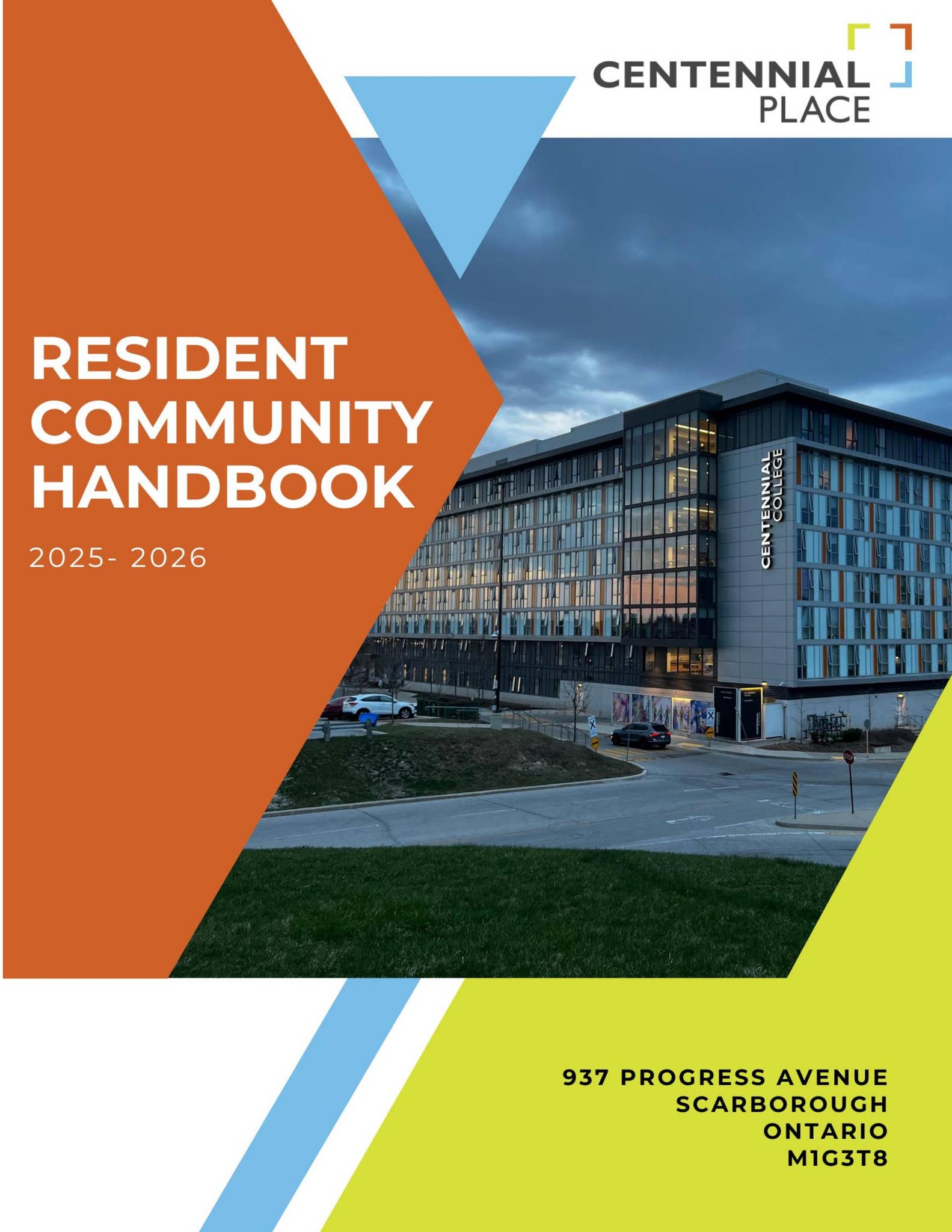 The Resident Community Handbook 2025-2026 | Centennial Place Residence ...