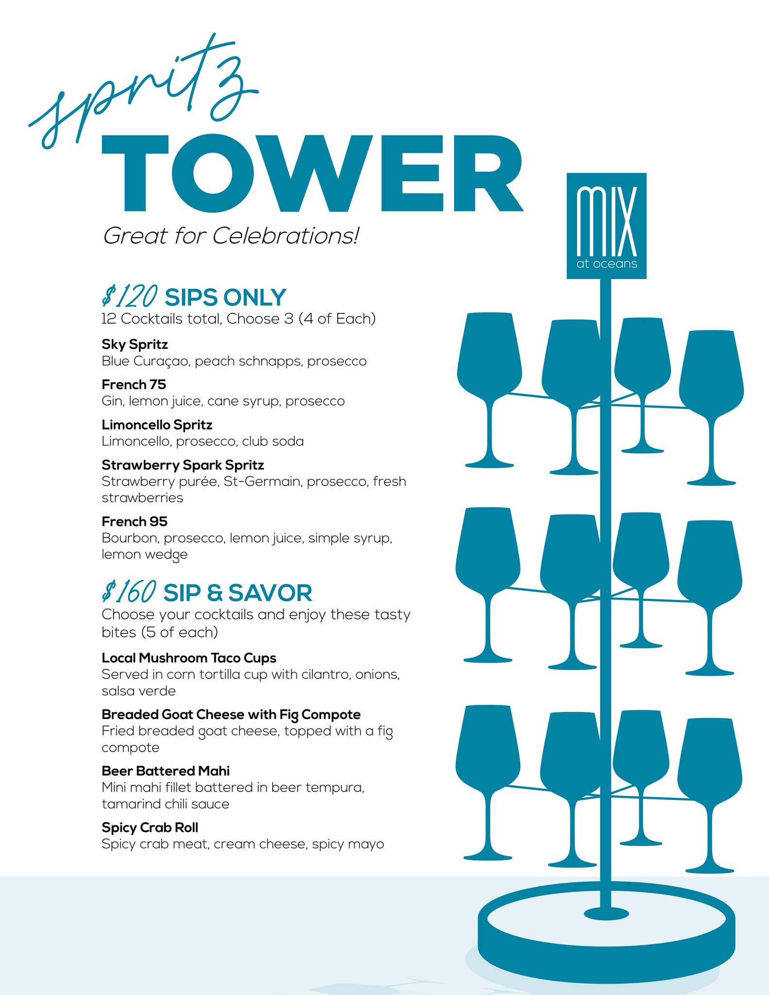Mix at Oceans Spritz Cocktail Tower Special by Divi Resorts - Issuu