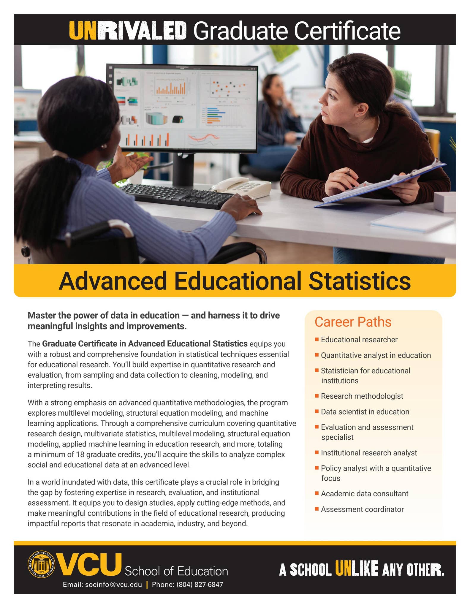 Advanced Educational Statistics Grad Certificate by VCU School of ...