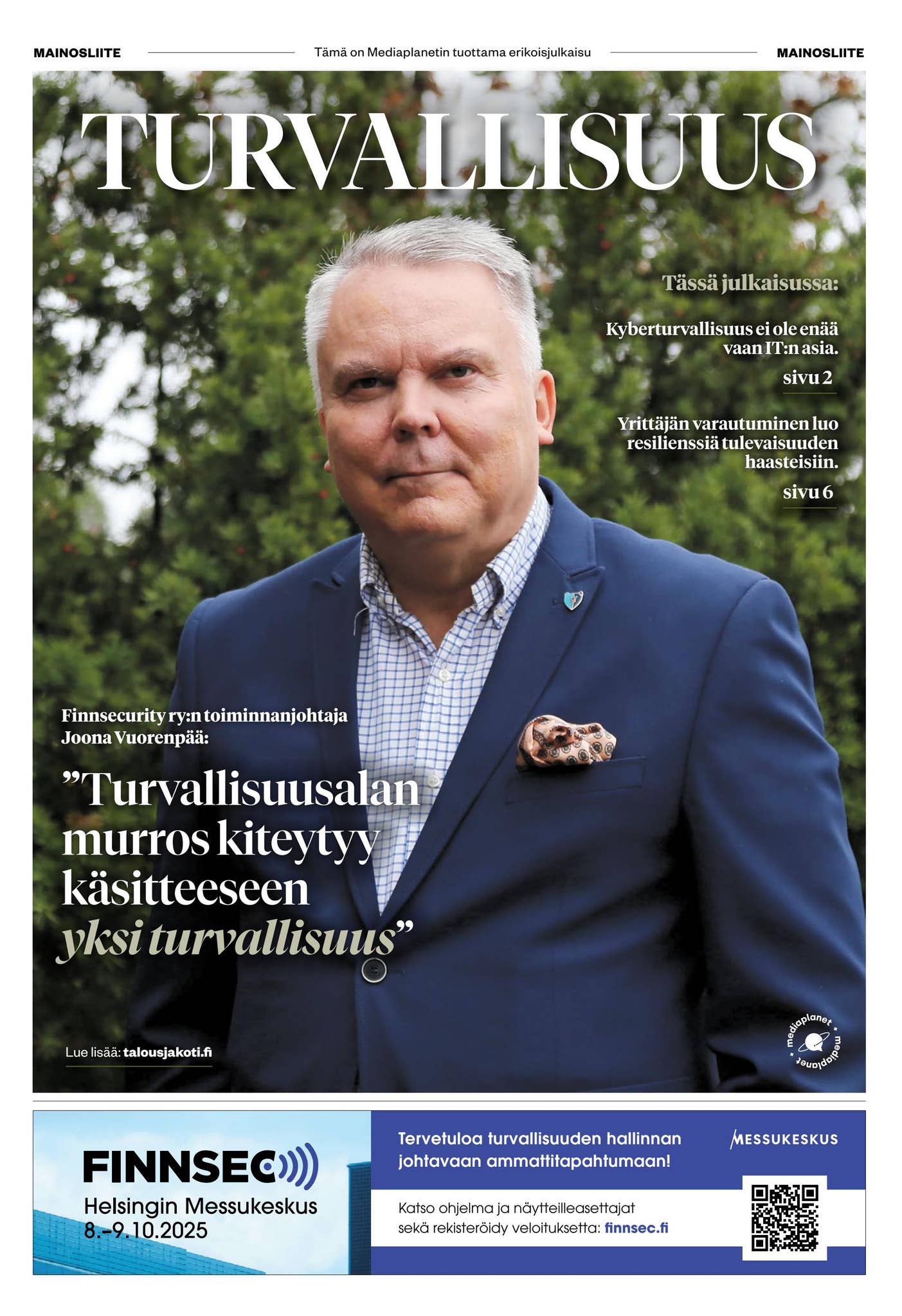 Turvallisuus 10/2025 by Mediaplanet Finland - Issuu