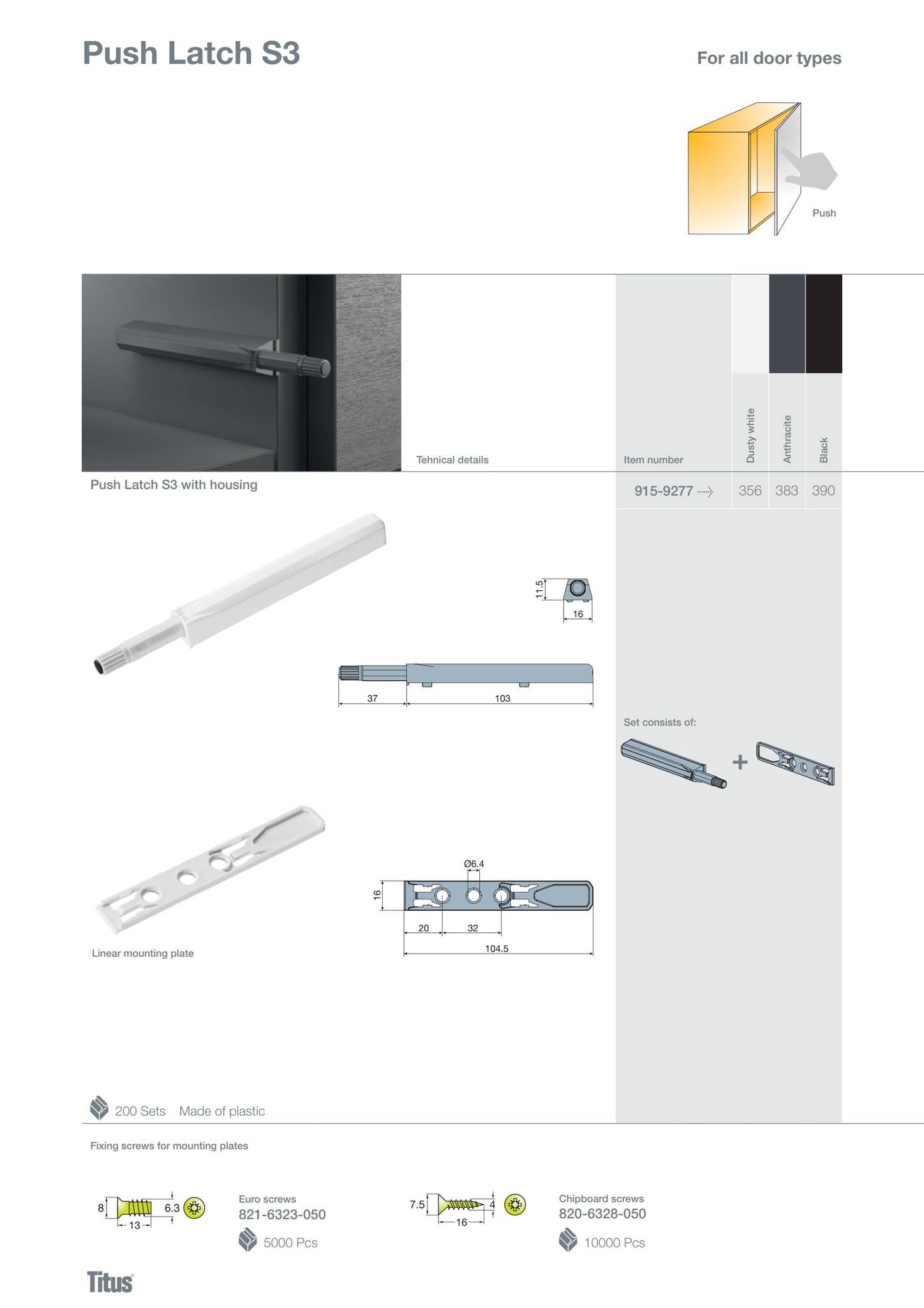 Push Latch S3 - catalogue EN by Titus Group - Issuu