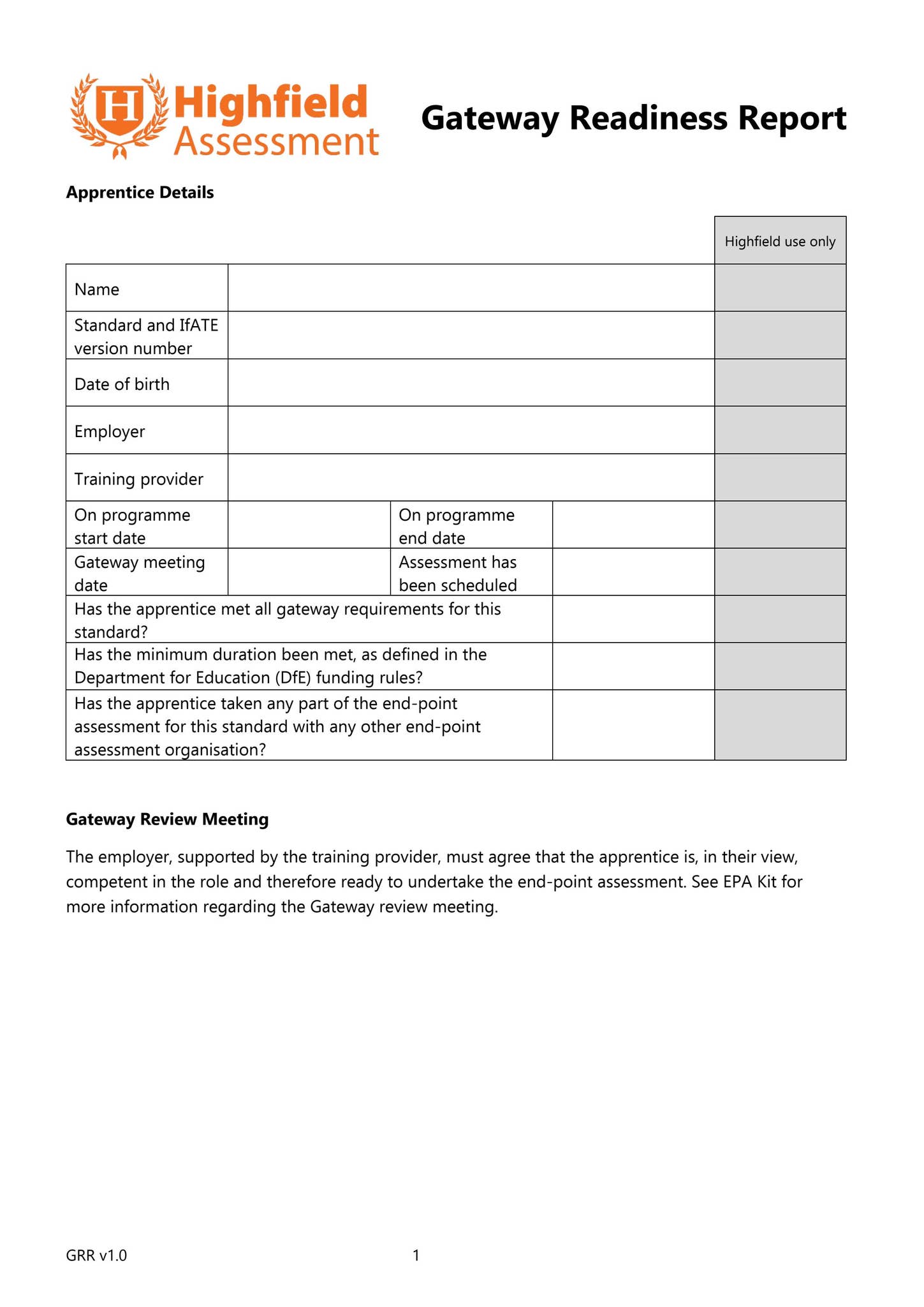 Coaching Professional Gateway readiness report by Best-Practice-Network ...