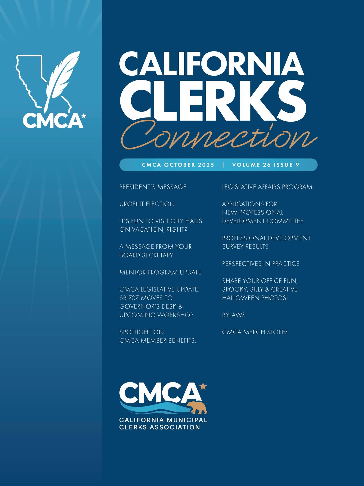 CMCA | California Clerks Connection | October 2025 by CCACalifornia - Issuu