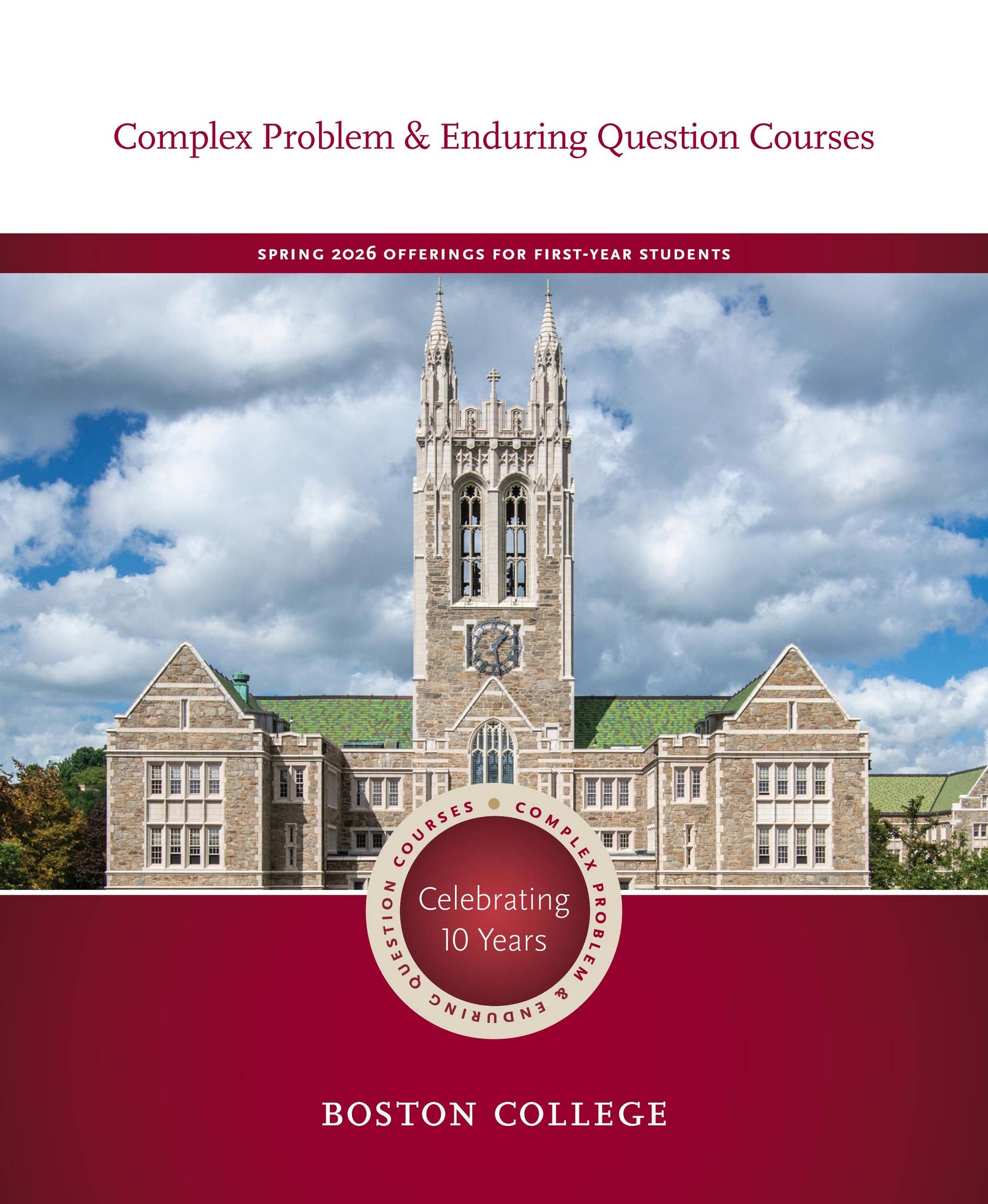 BC Core Brochure Spring 2026 by Boston College - Issuu