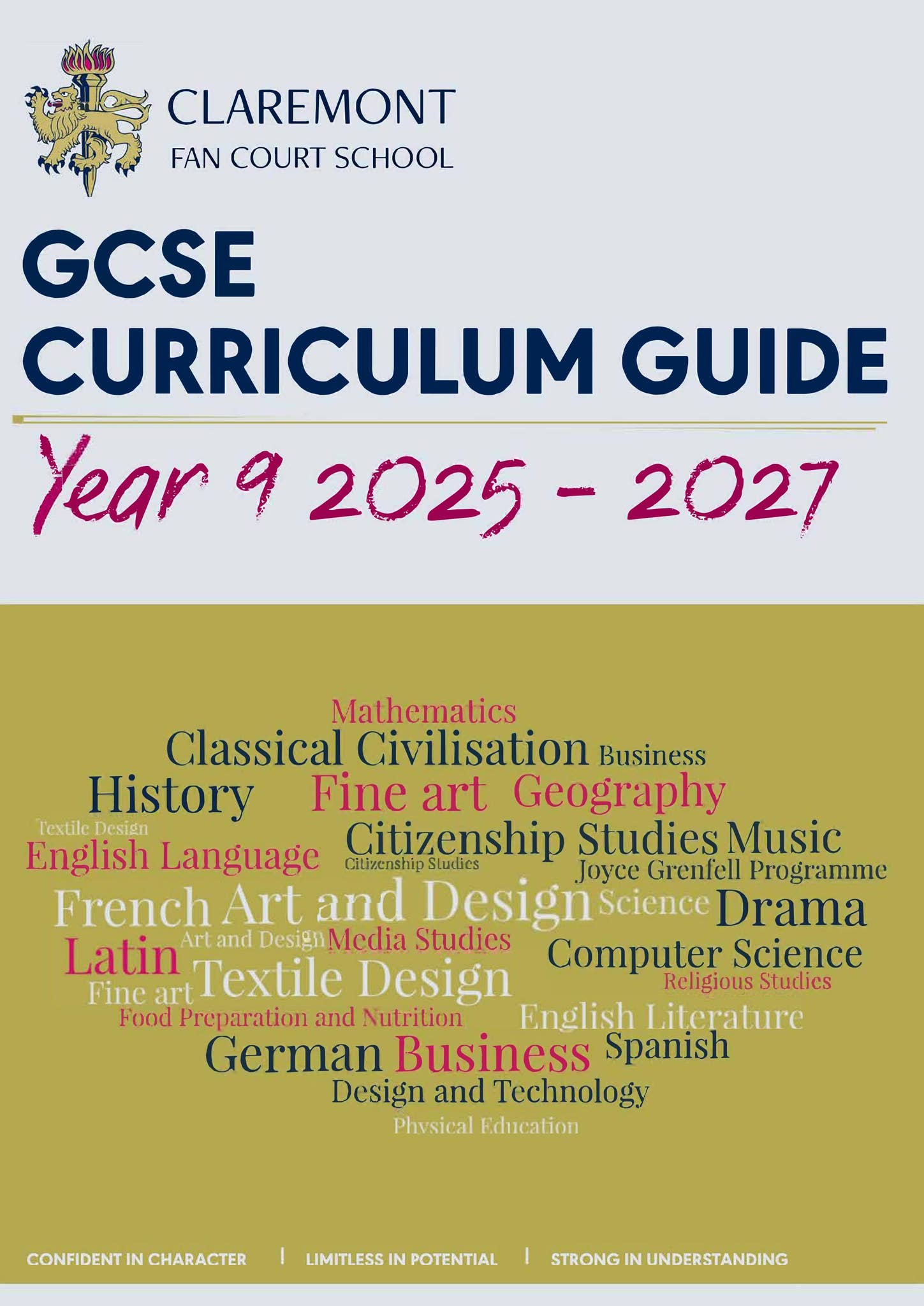 GCSE-curriculum-booklet-Y9-2025-27 by claremontfancourt - Issuu