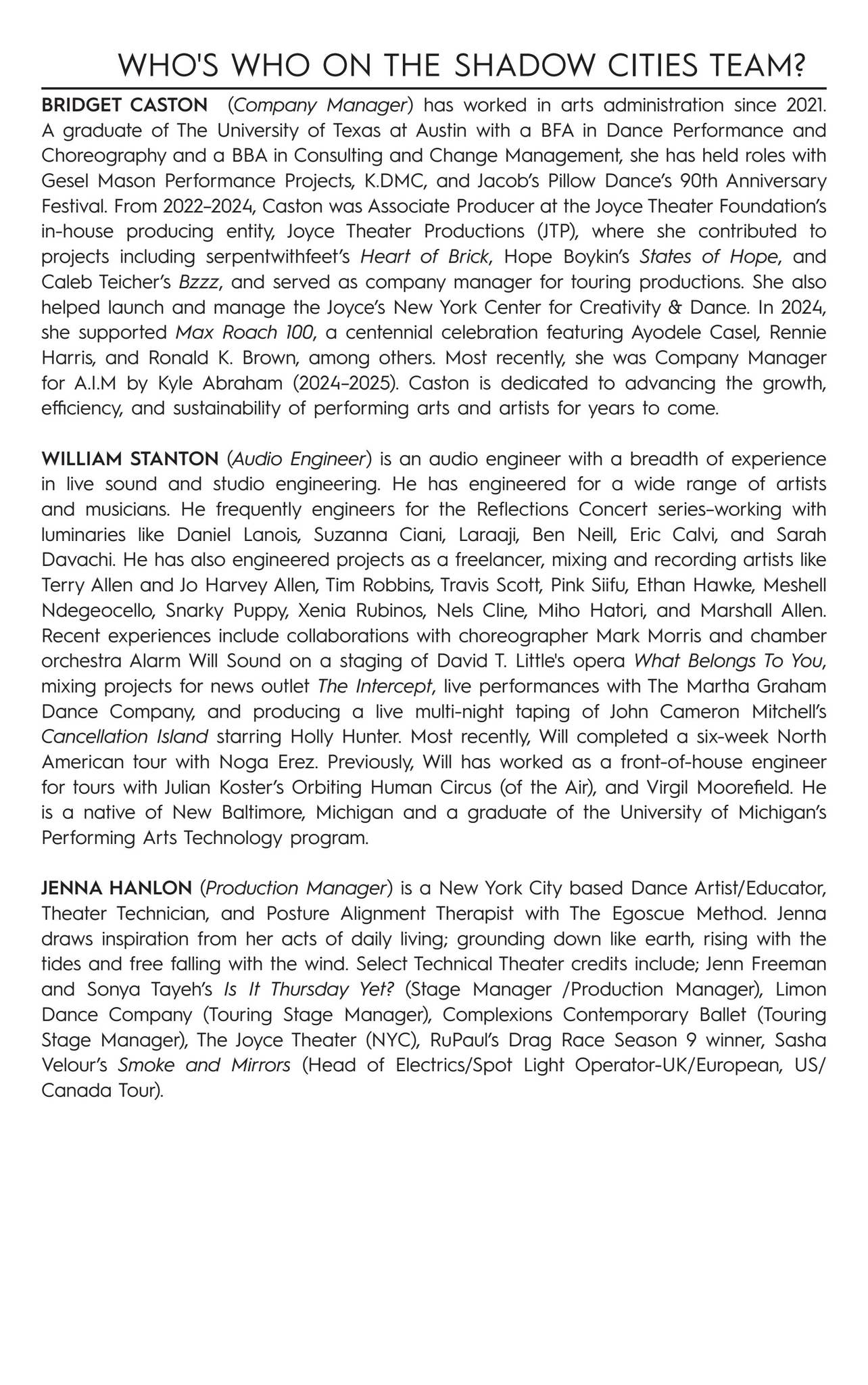Ephrat Bio Pages by The Joyce Theater Foundation - Issuu