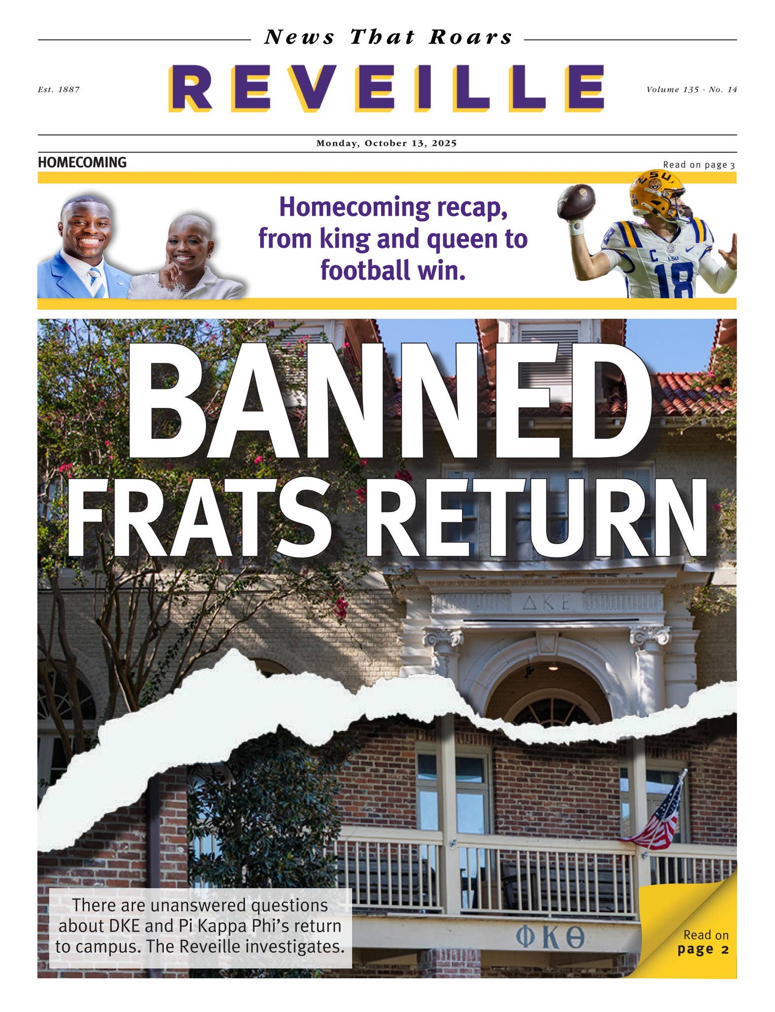 The Reveille 10-13-25 by Reveille - Issuu