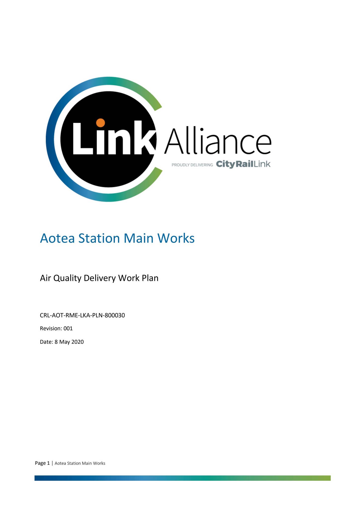 Air Quality delivery work plan (1) by City Rail Link Ltd - Issuu