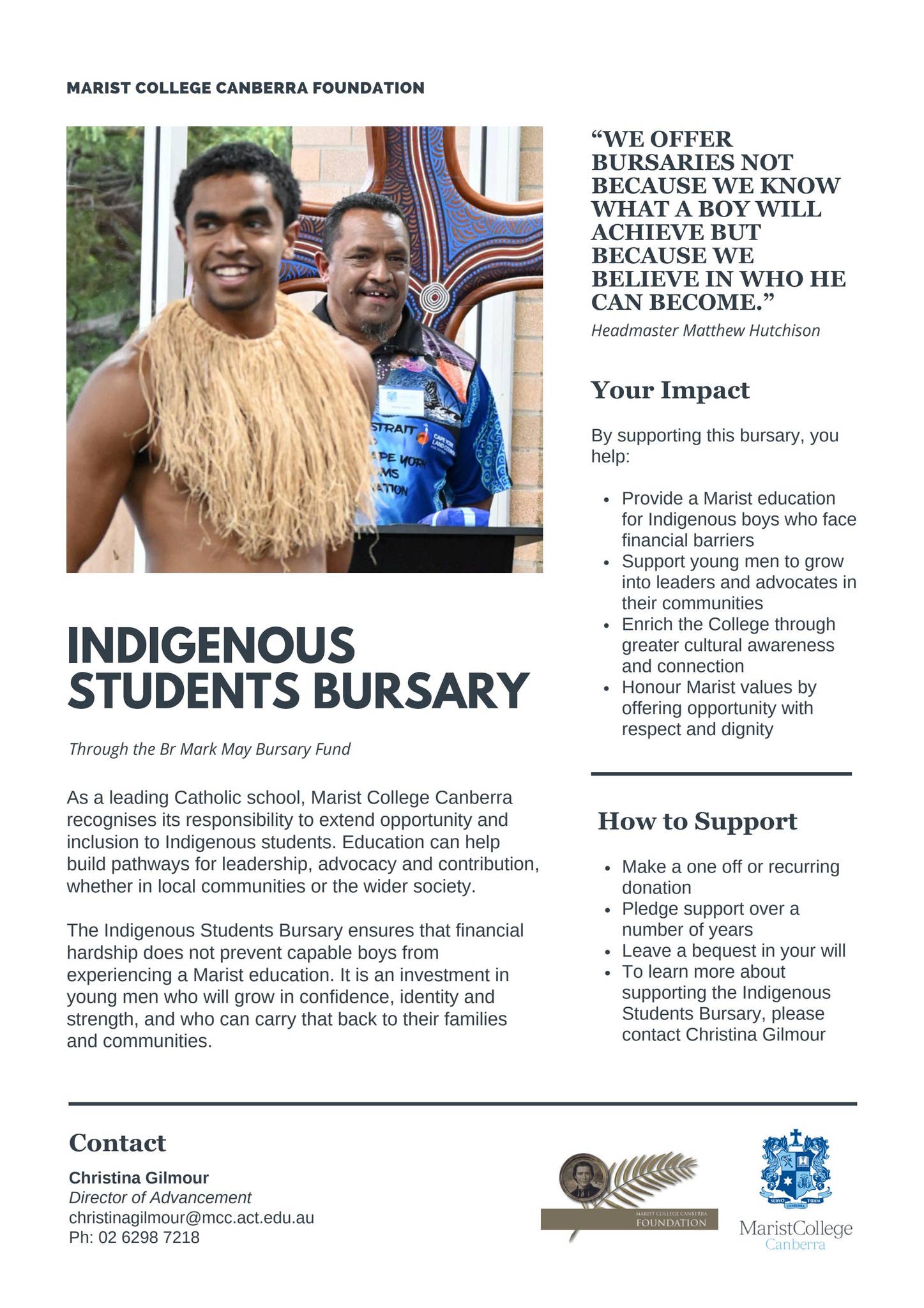 Indigenous Students Bursary by maristc - Issuu