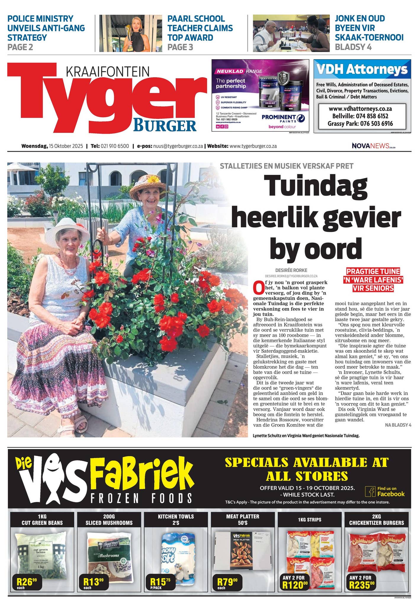 TygerBurger Kraaifontein E-Edition 15 Oktober 2025 by Novus Media - Issuu