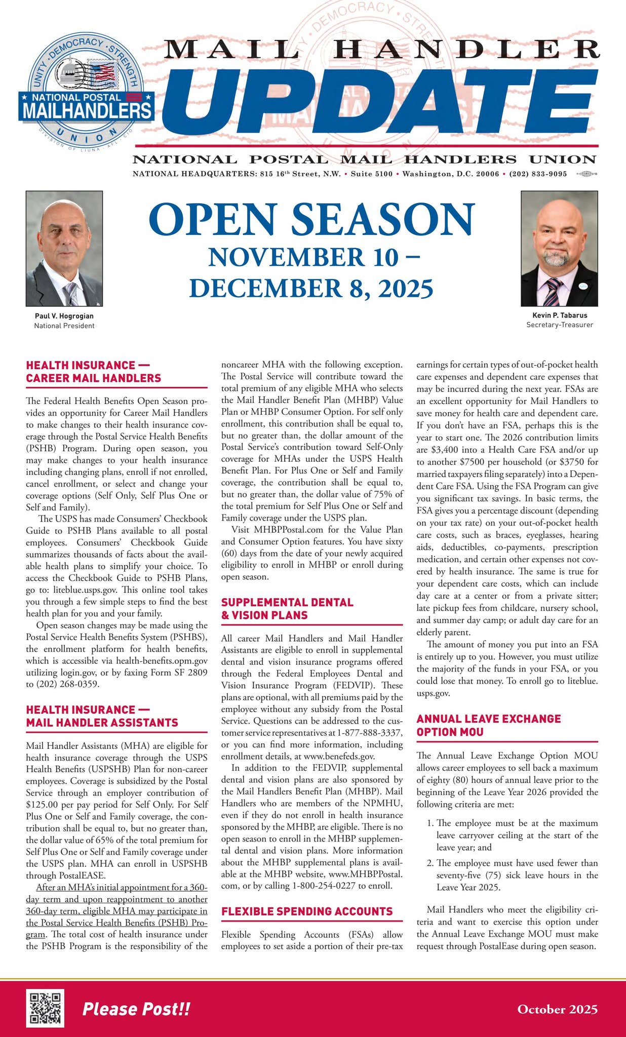 October 2025 by National Postal Mail Handlers Union - Issuu