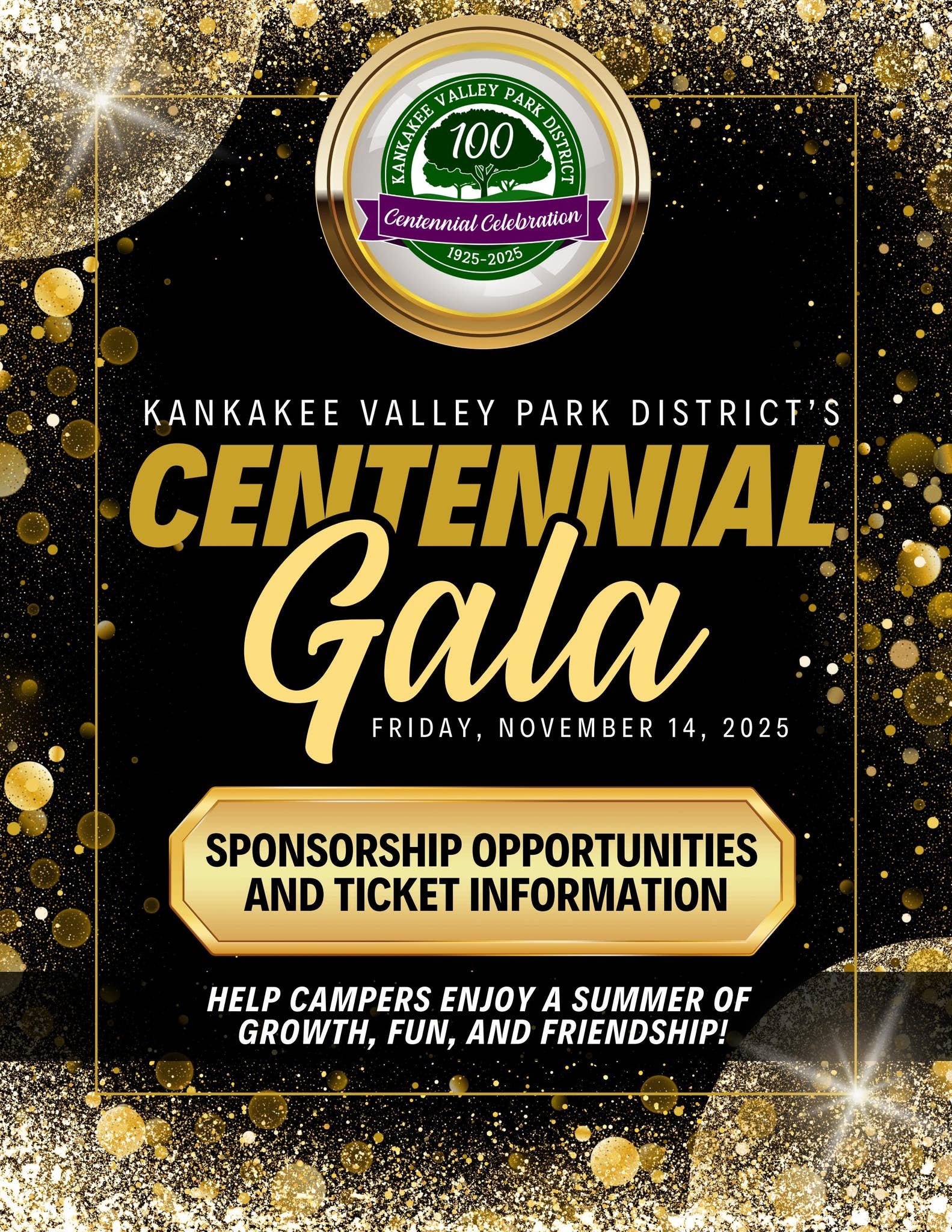 2025 - Centennial Gala Sponsor Brochure by kankakeevalleyparkdistrict ...