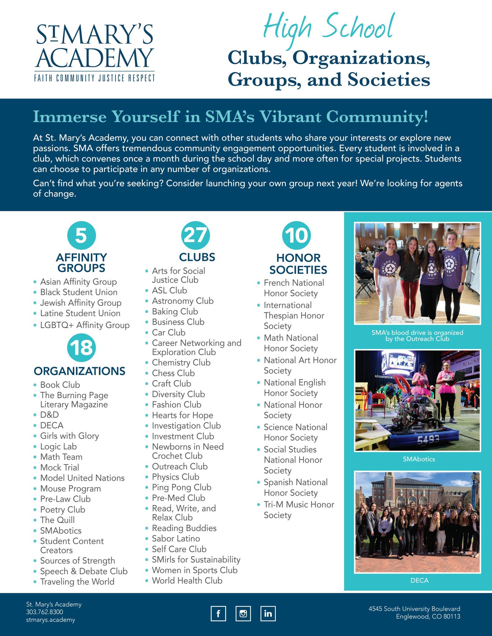 2025 SMA High School Clubs & Organizations by St. Mary's Academy - Issuu