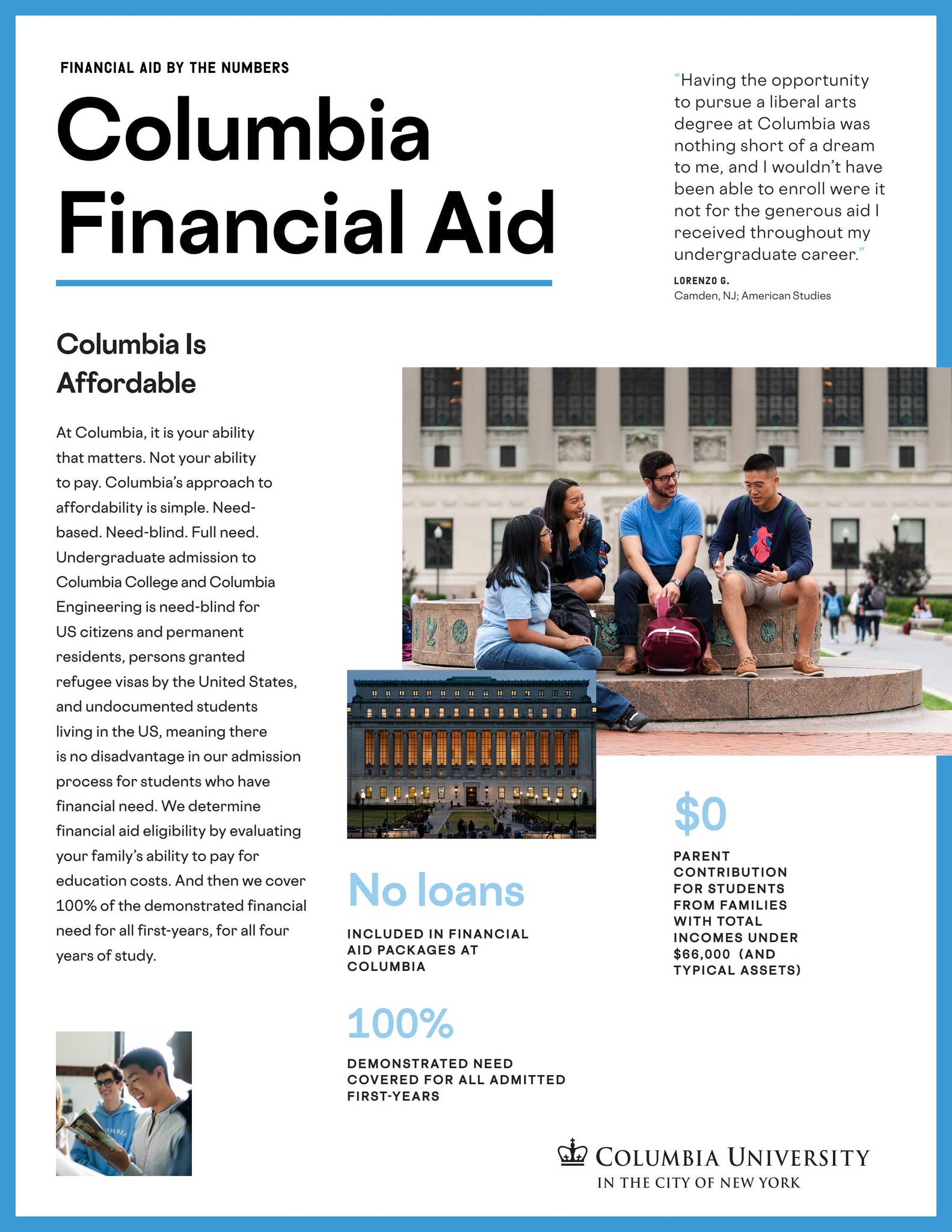 Columbia Financial Aid by Columbia Undergraduate Admissions - Issuu