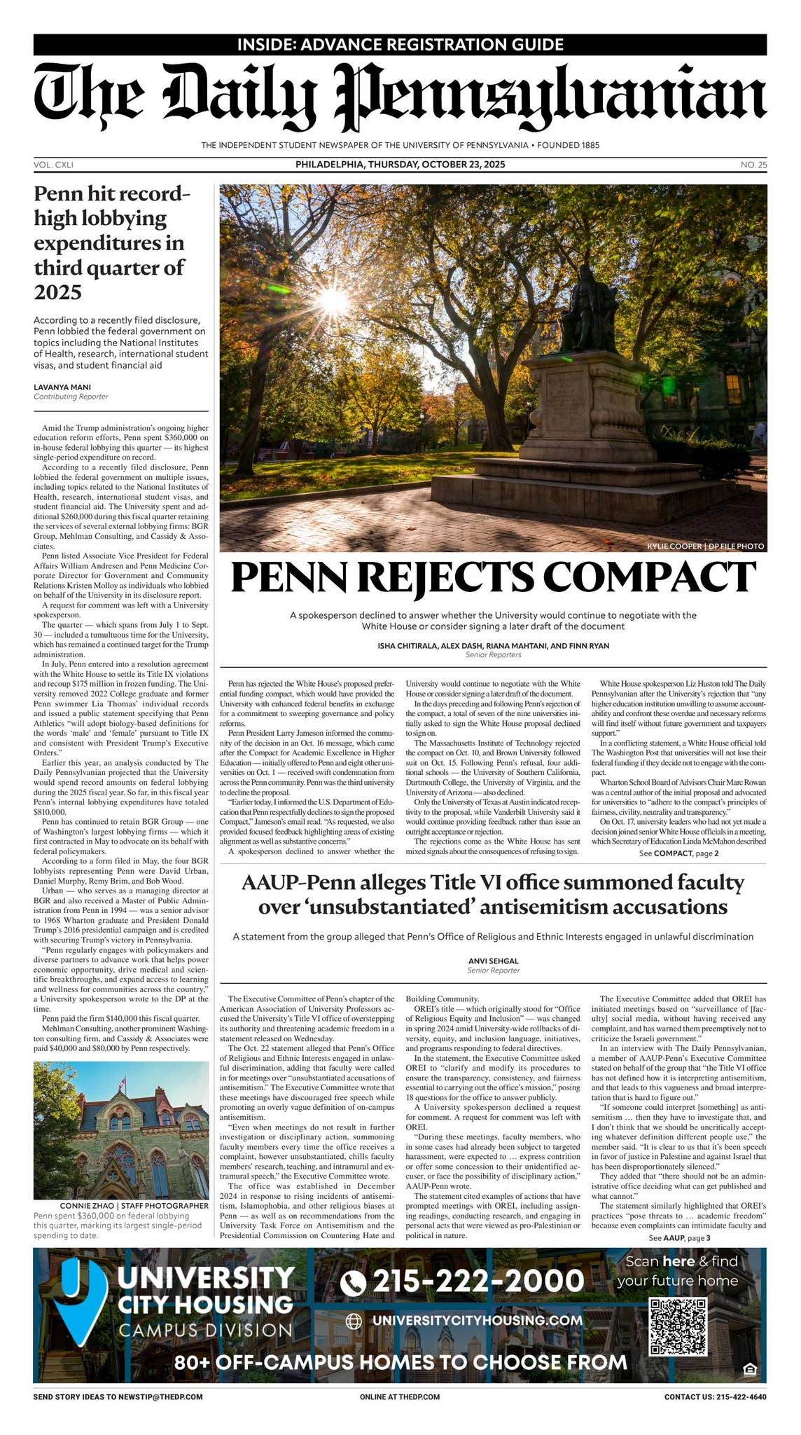 October 23, 2025 by The Daily Pennsylvanian - Issuu
