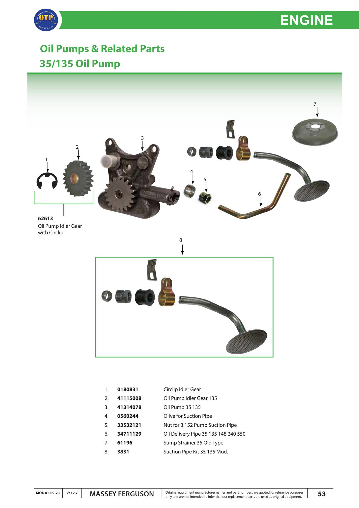 QTP Massey Ferguson Parts Catalogue by Quality Tractor Parts - Issuu