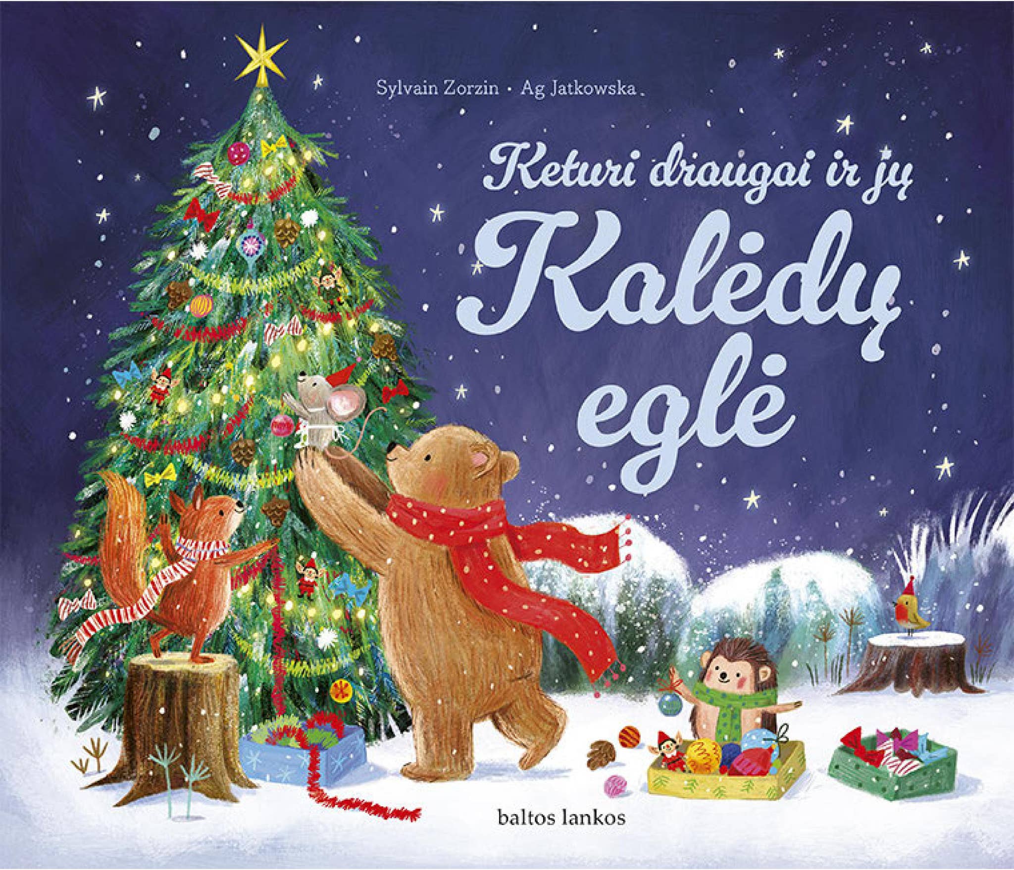 Keturi draugai ir jų Kalėdų eglė by knygos.lt - Issuu