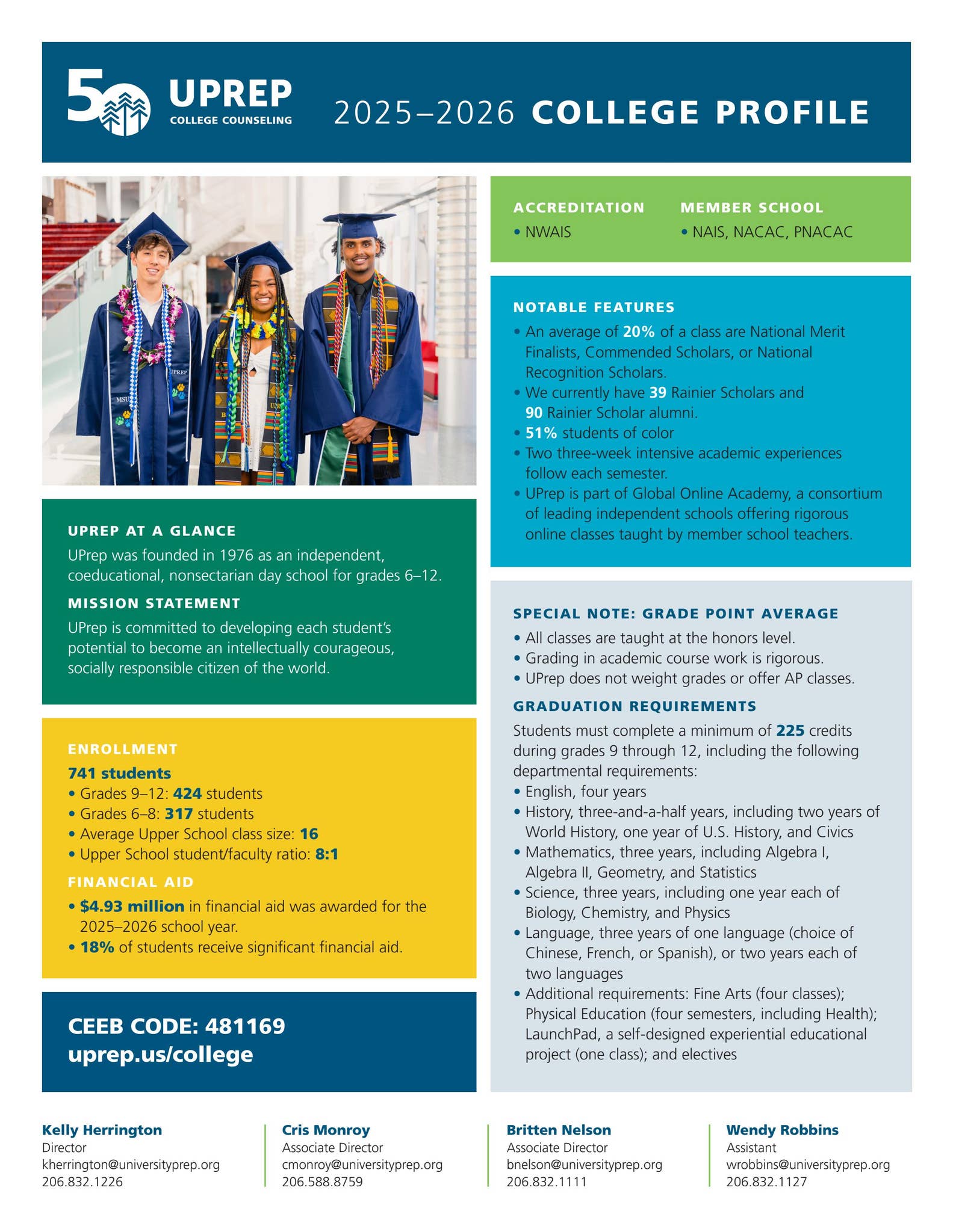UPrep College Profile 2025-2026 by UPrep - Issuu