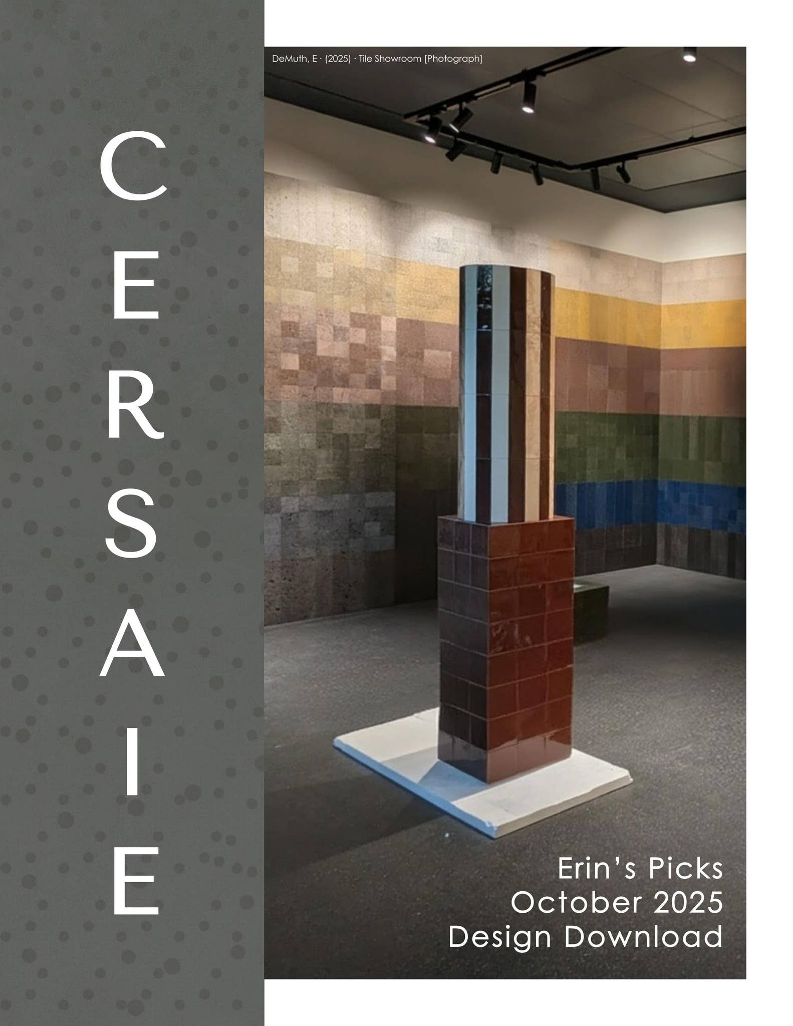 Erin's Picks - Design Download - Cersaie 2025 by Creative Materials ...