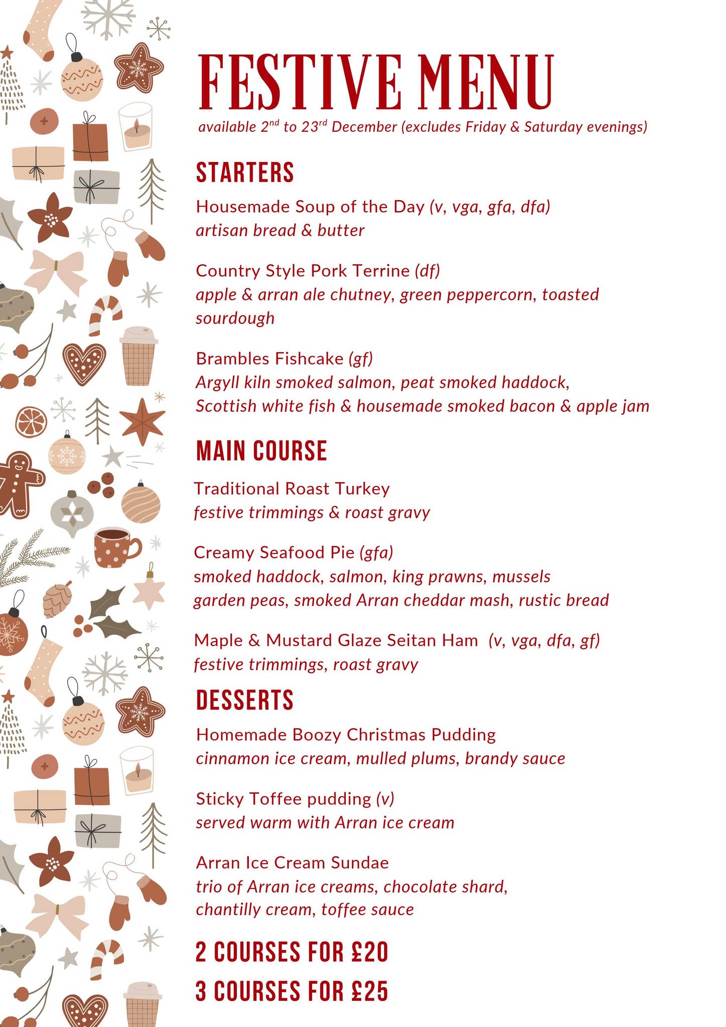 Festive Menus by auchrannie - Issuu